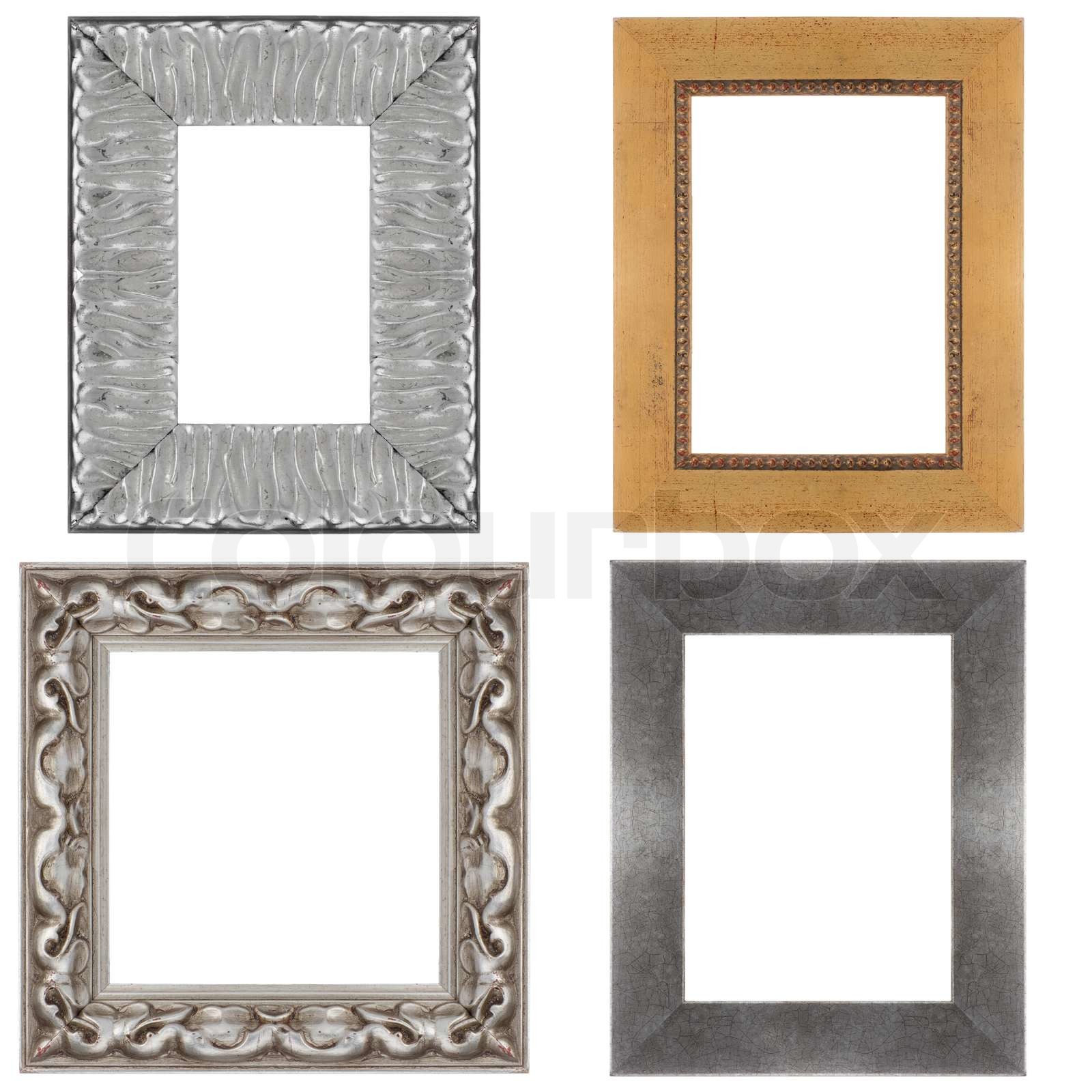 Four picture frames | Stock image | Colourbox