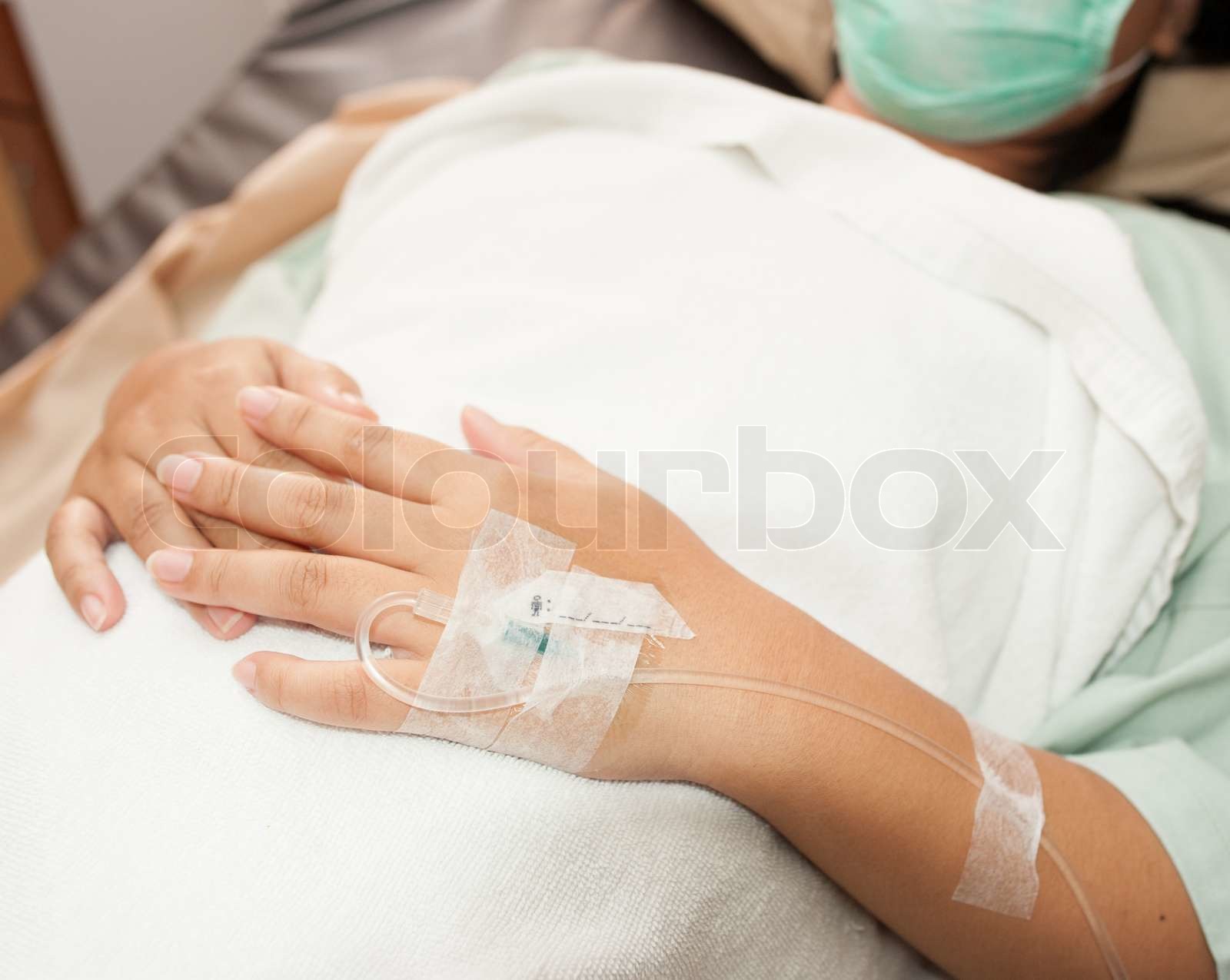 Hand of The Patient in the Hospital | Stock image | Colourbox