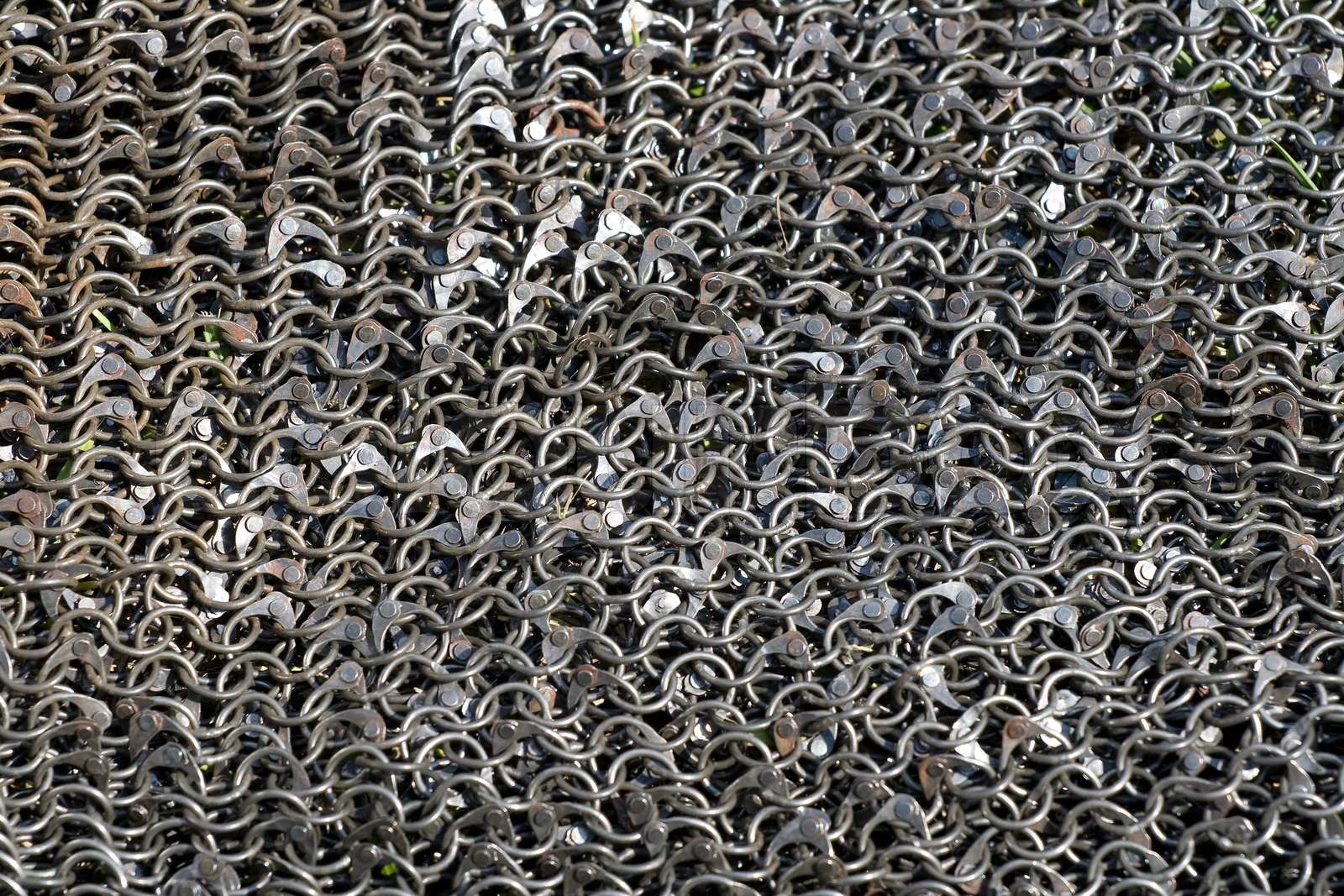 Chain mail armour texture | Stock image | Colourbox