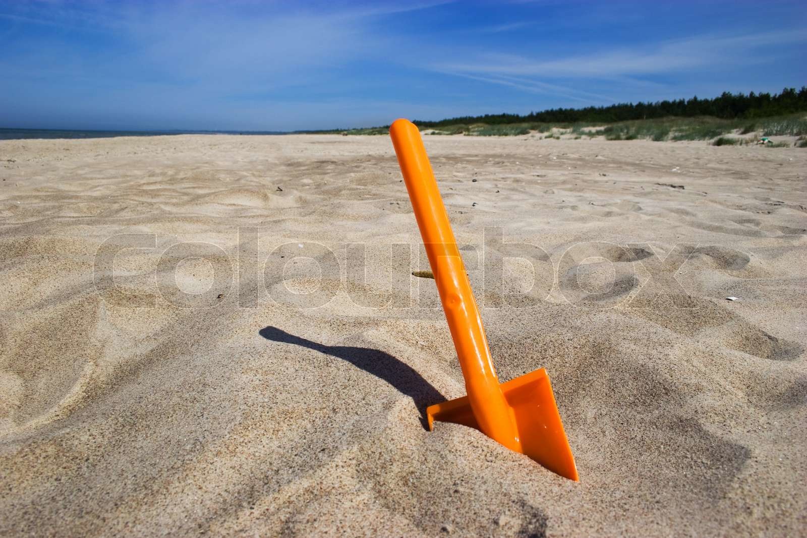 Beach spade | Stock image | Colourbox