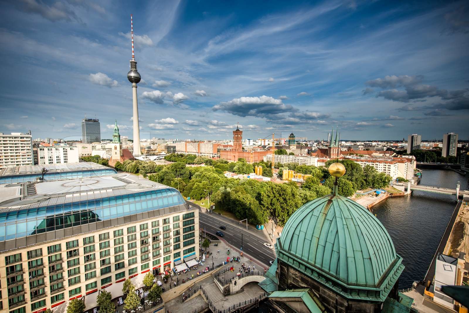 skyline of berlin | Stock image | Colourbox