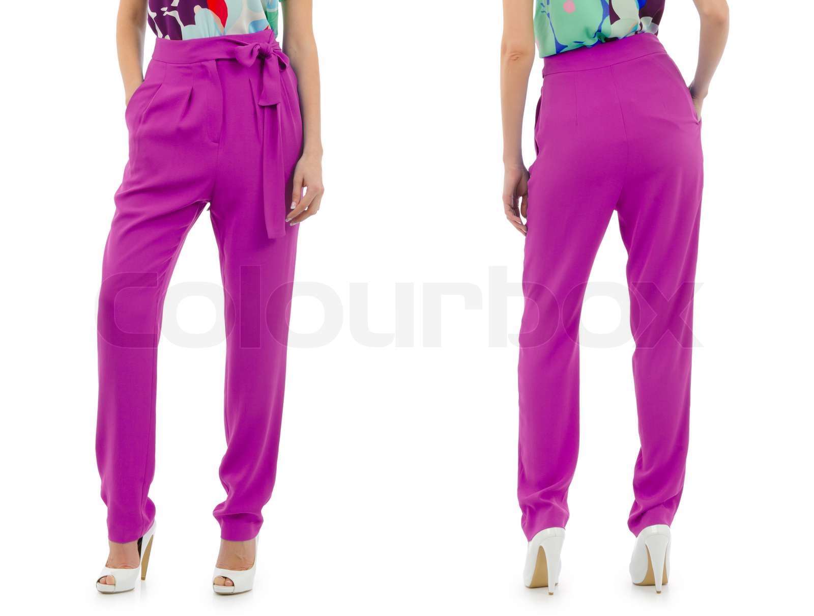 Trousers on the model isolated | Stock image | Colourbox