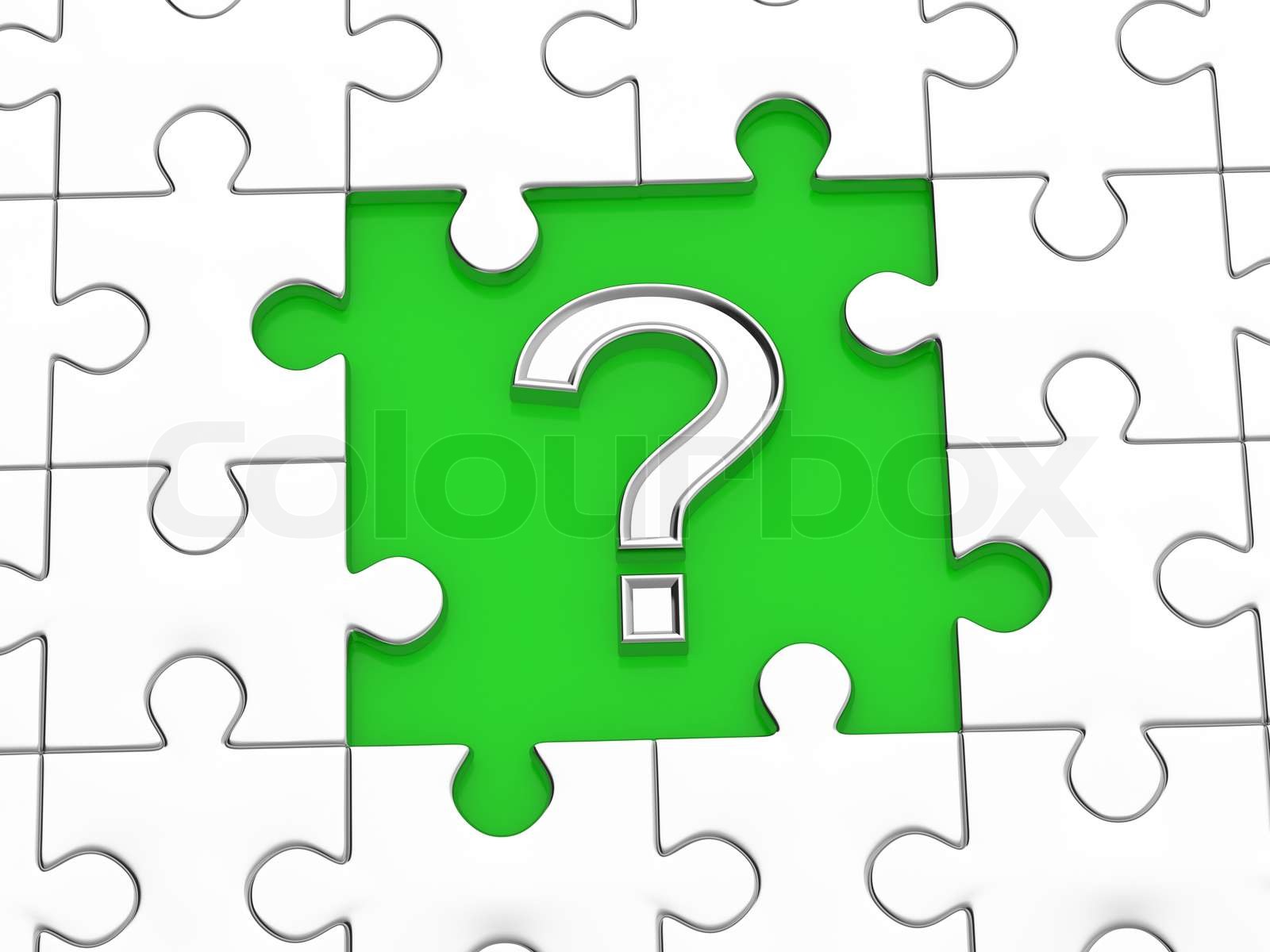 Puzzle | Stock Bild | Colourbox