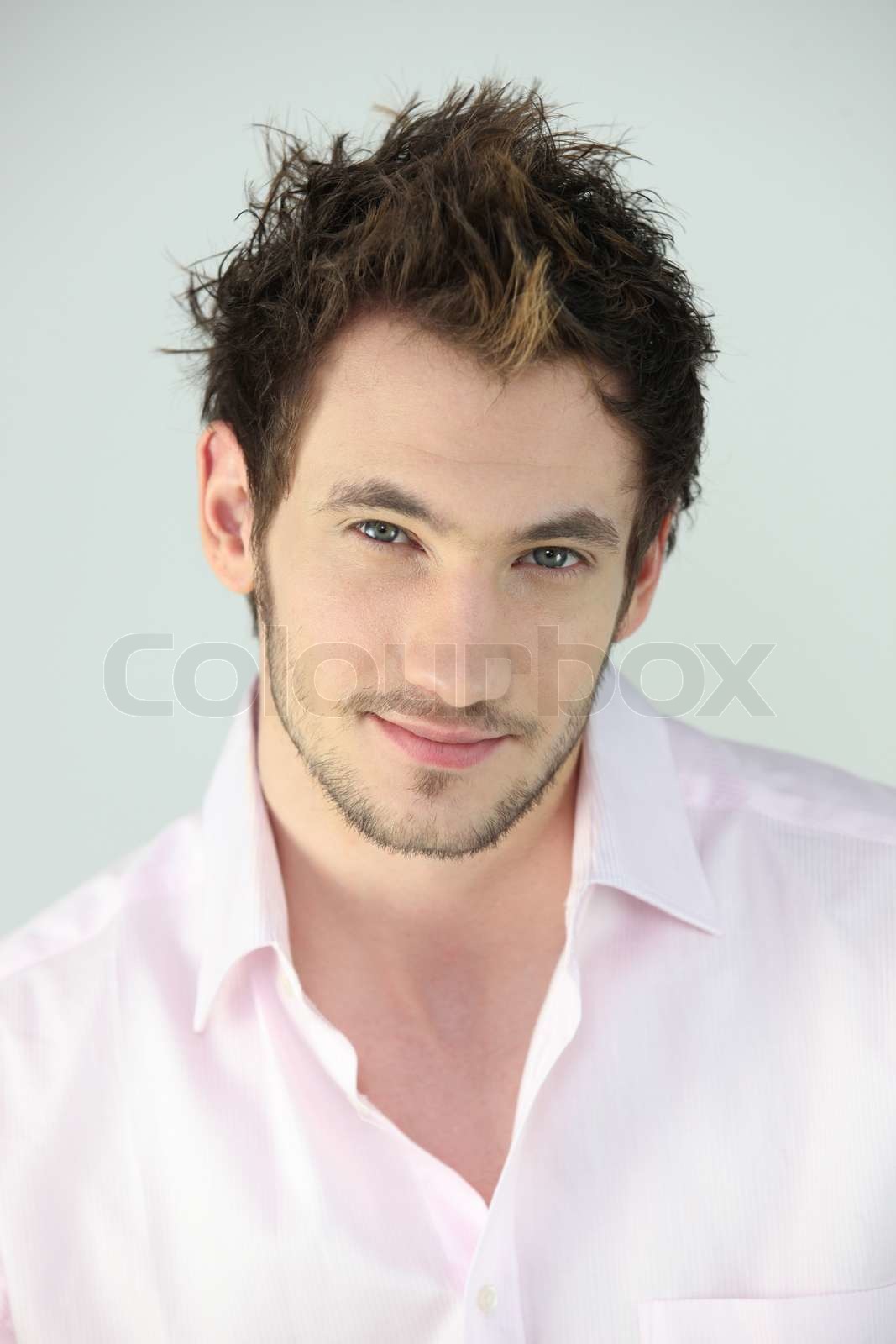 Portræt af ung mand | Stock foto | Colourbox