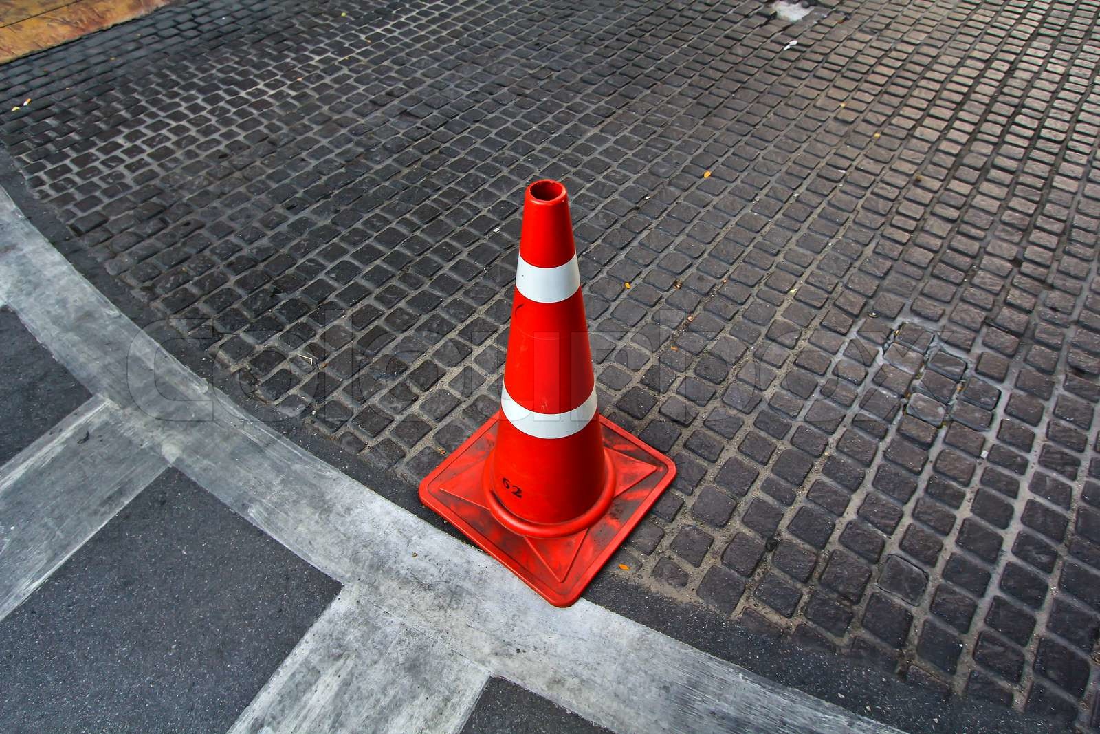 Rubber cone | Stock image | Colourbox