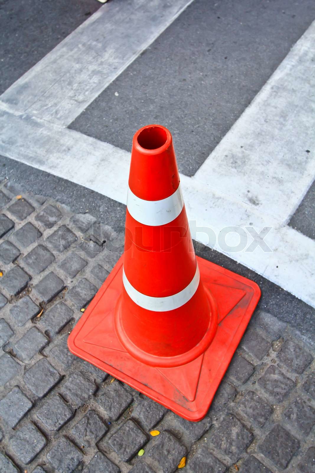 Rubber cone | Stock image | Colourbox