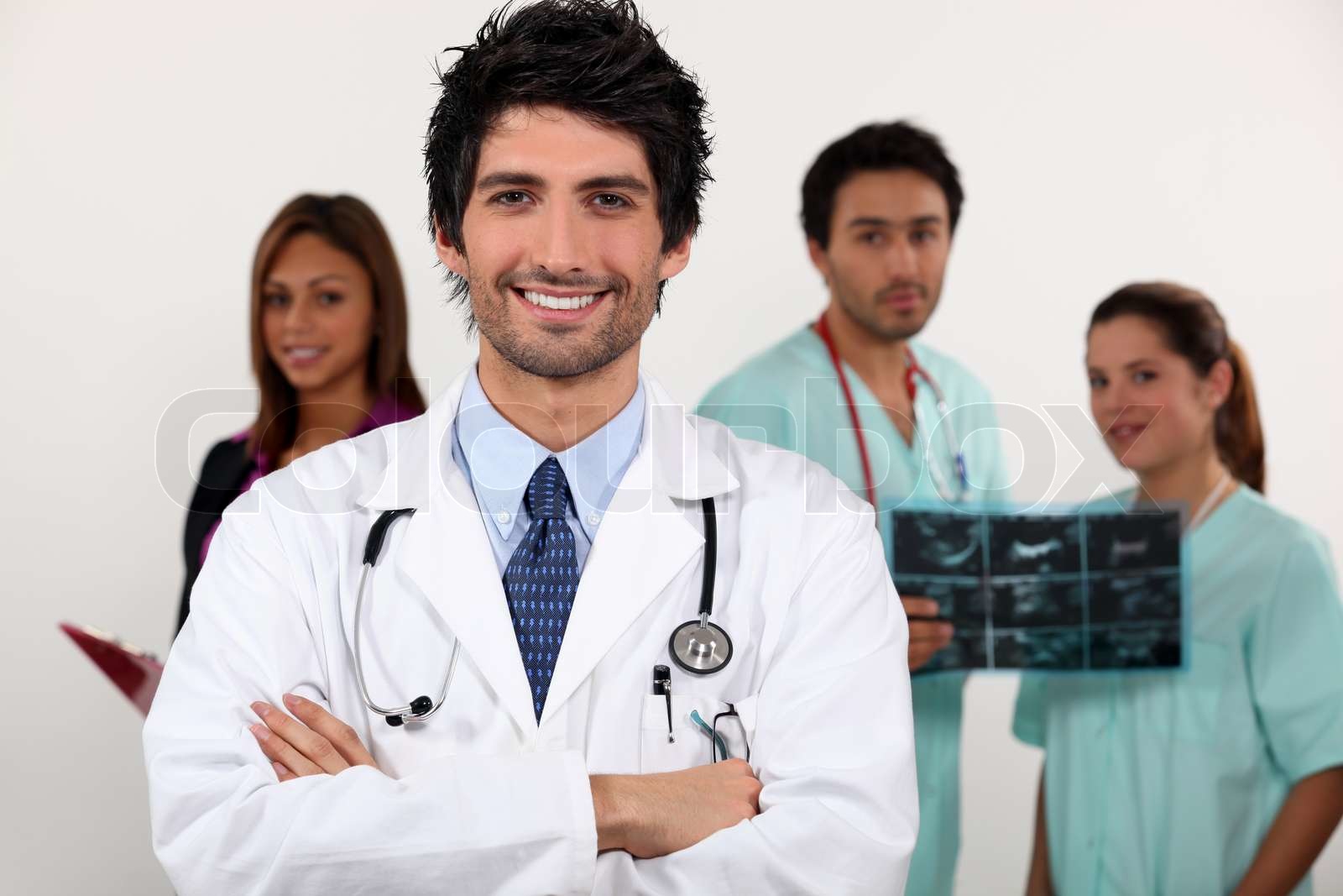 Hospital staff | Stock image | Colourbox