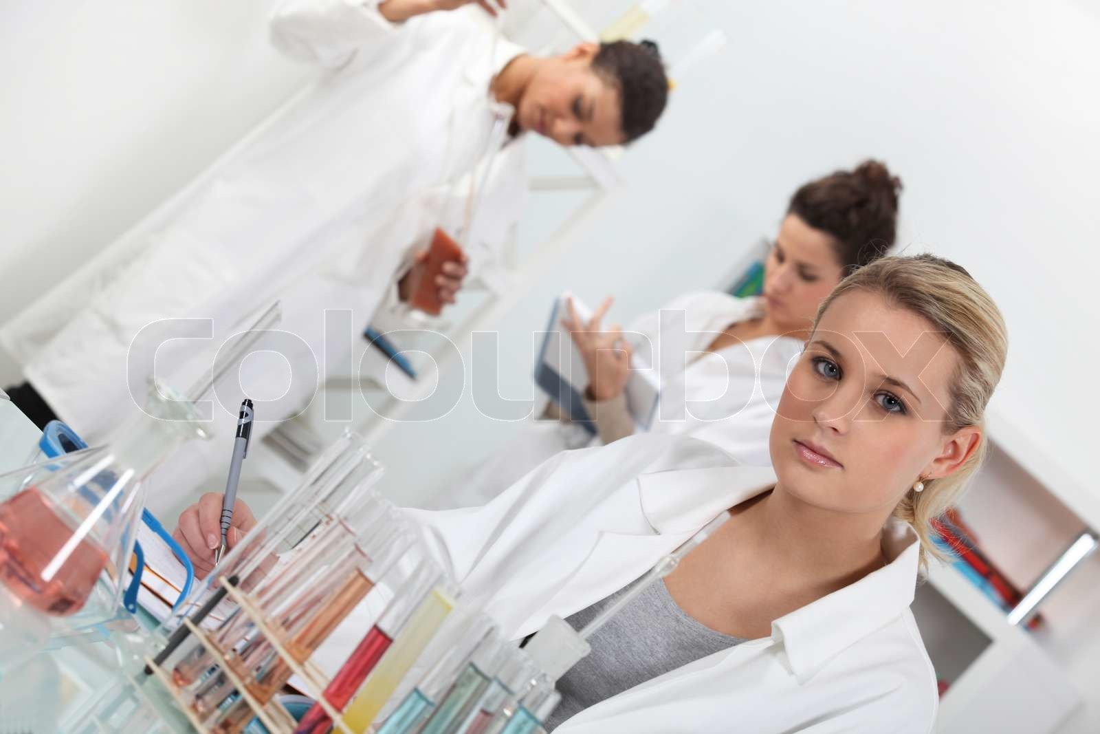 Women working in the lab | Stock image | Colourbox