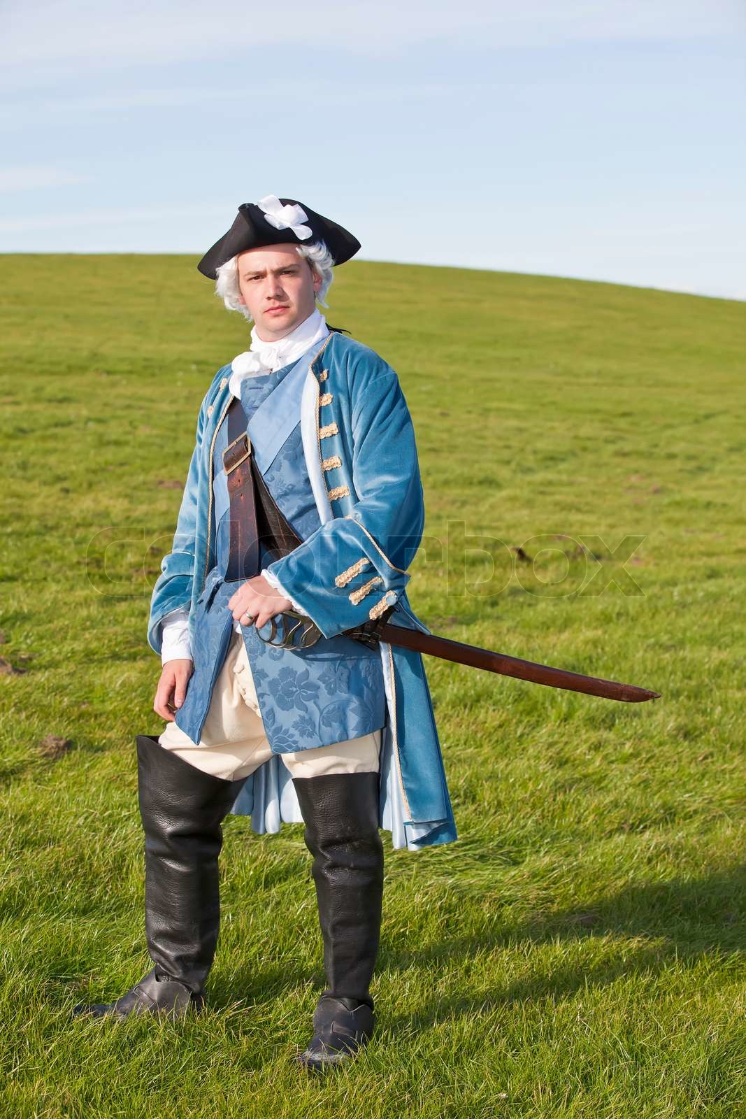 18th century British army infantry Redcoat uniform | Stock image ...