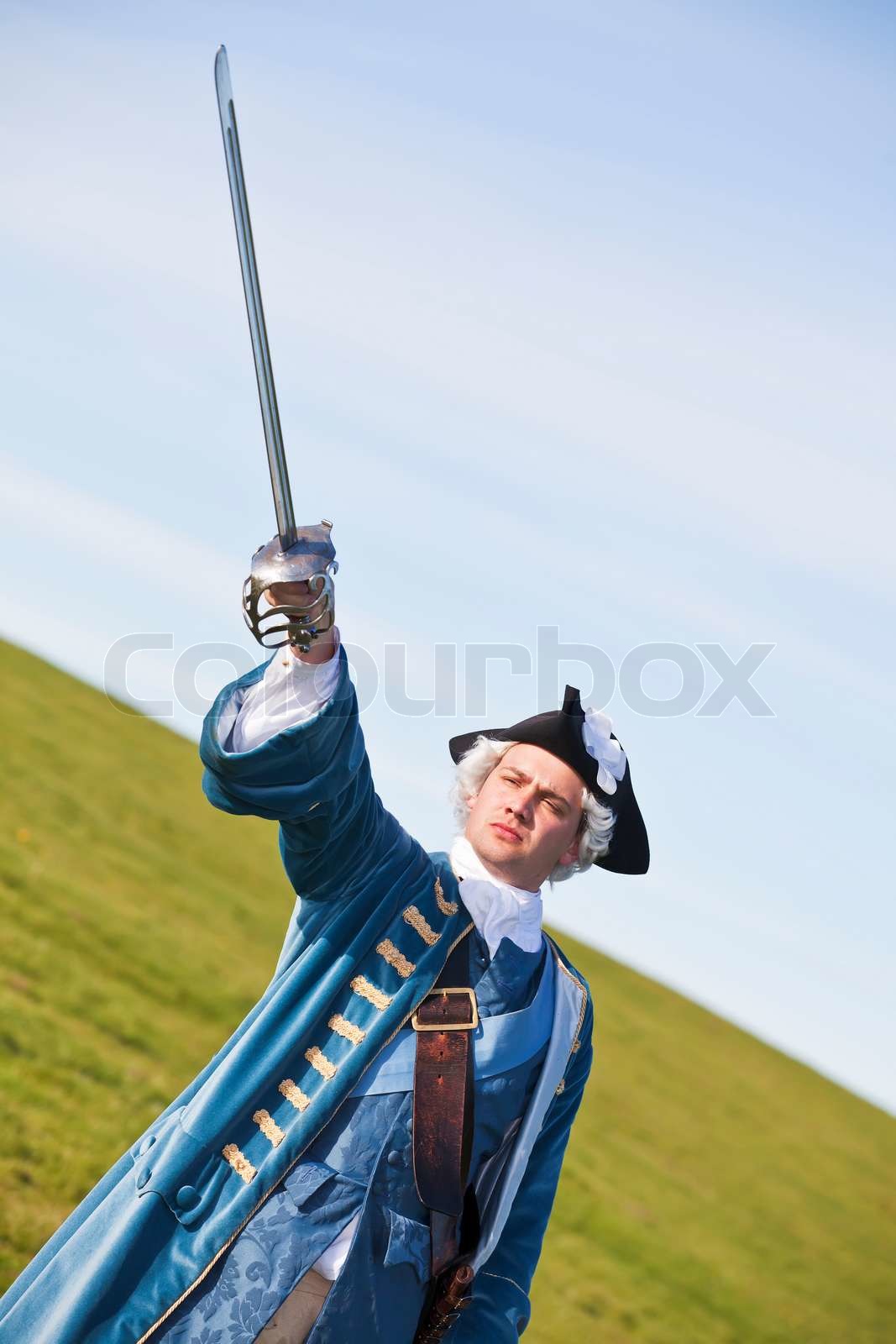 18th century British army infantry Redcoat uniform | Stock image ...