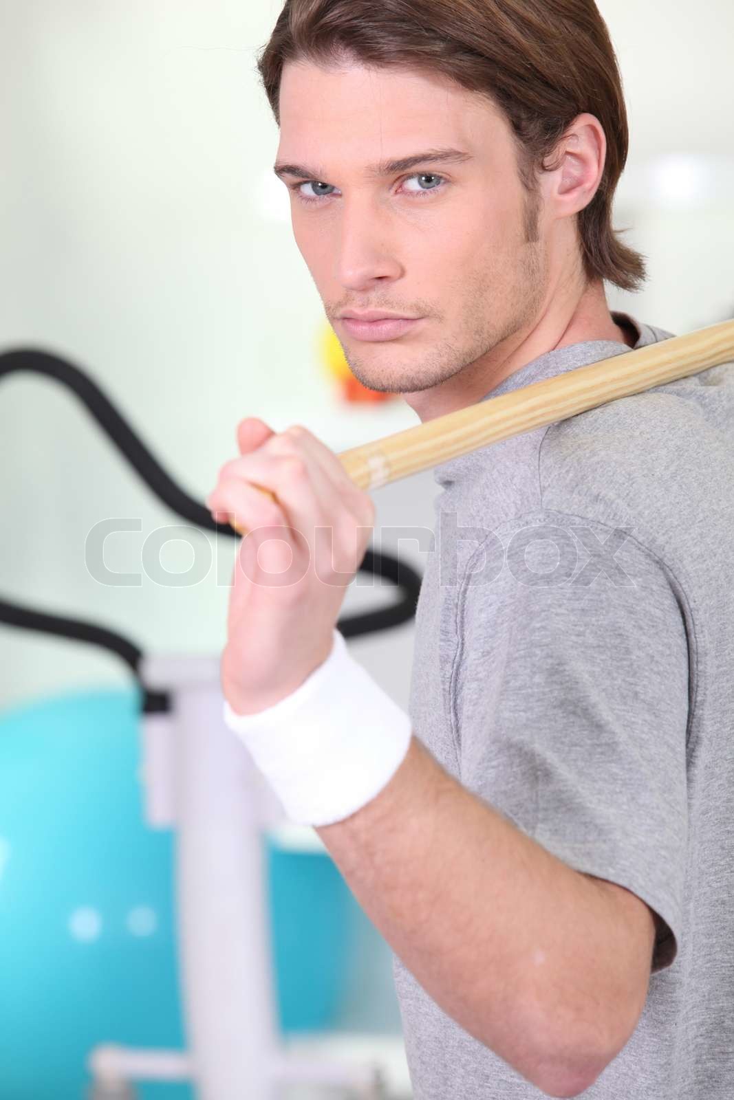 Man at the gym | Stock image | Colourbox