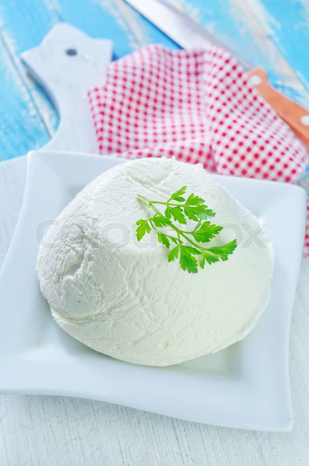 Ricotta | Stock Bild | Colourbox