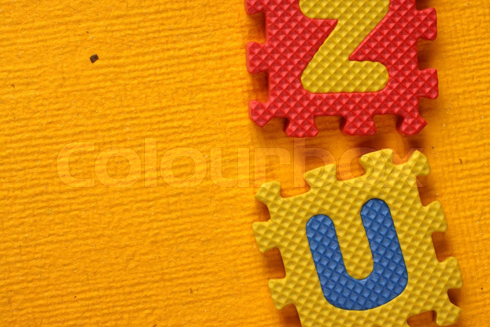 Alfabet og tal | Stock foto | Colourbox