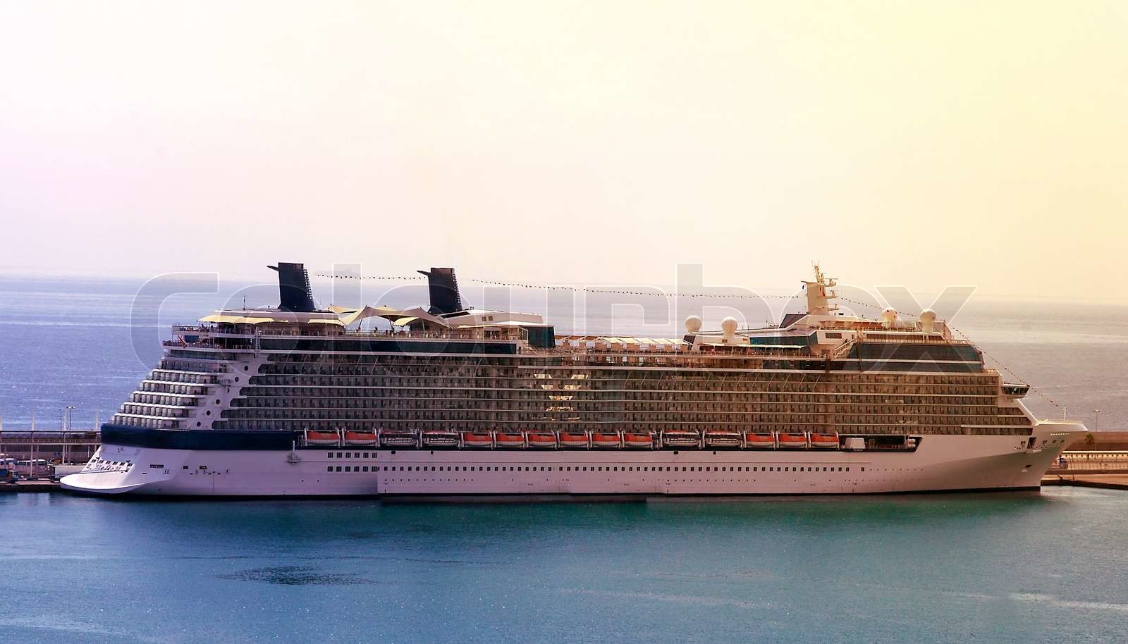 Cruise ship Vintage | Stock image | Colourbox