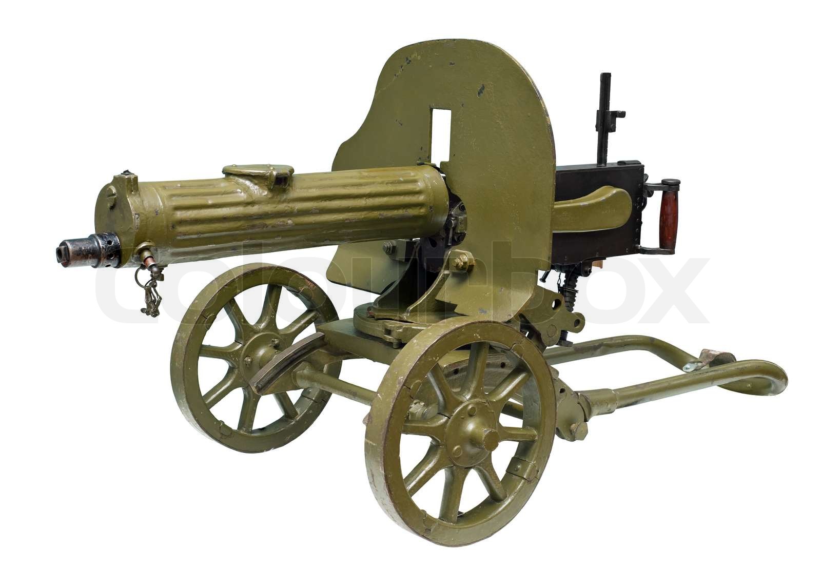 Maxim machine gun | Stock image | Colourbox
