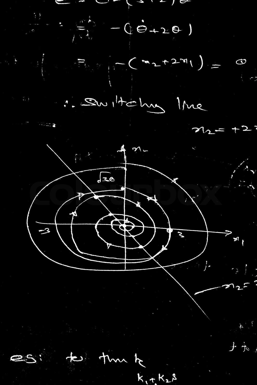Mathematical Engineering Background | Stock image | Colourbox