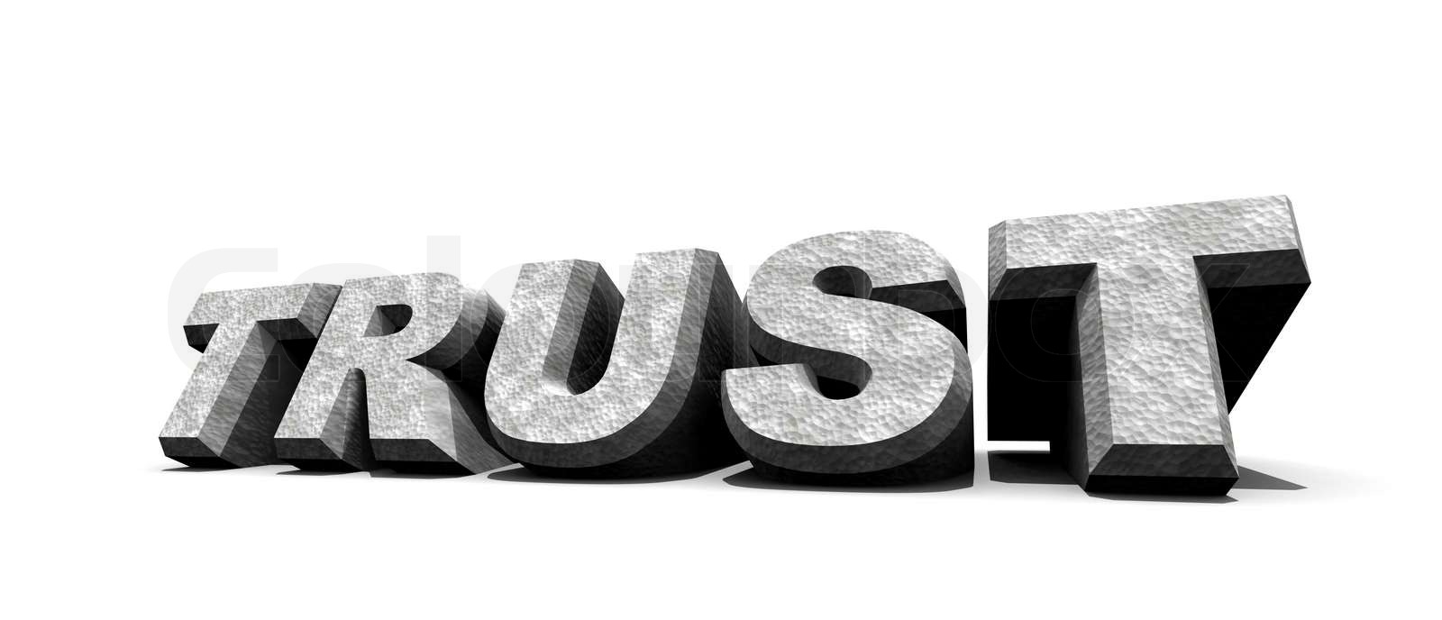 TRUST | Stock image | Colourbox