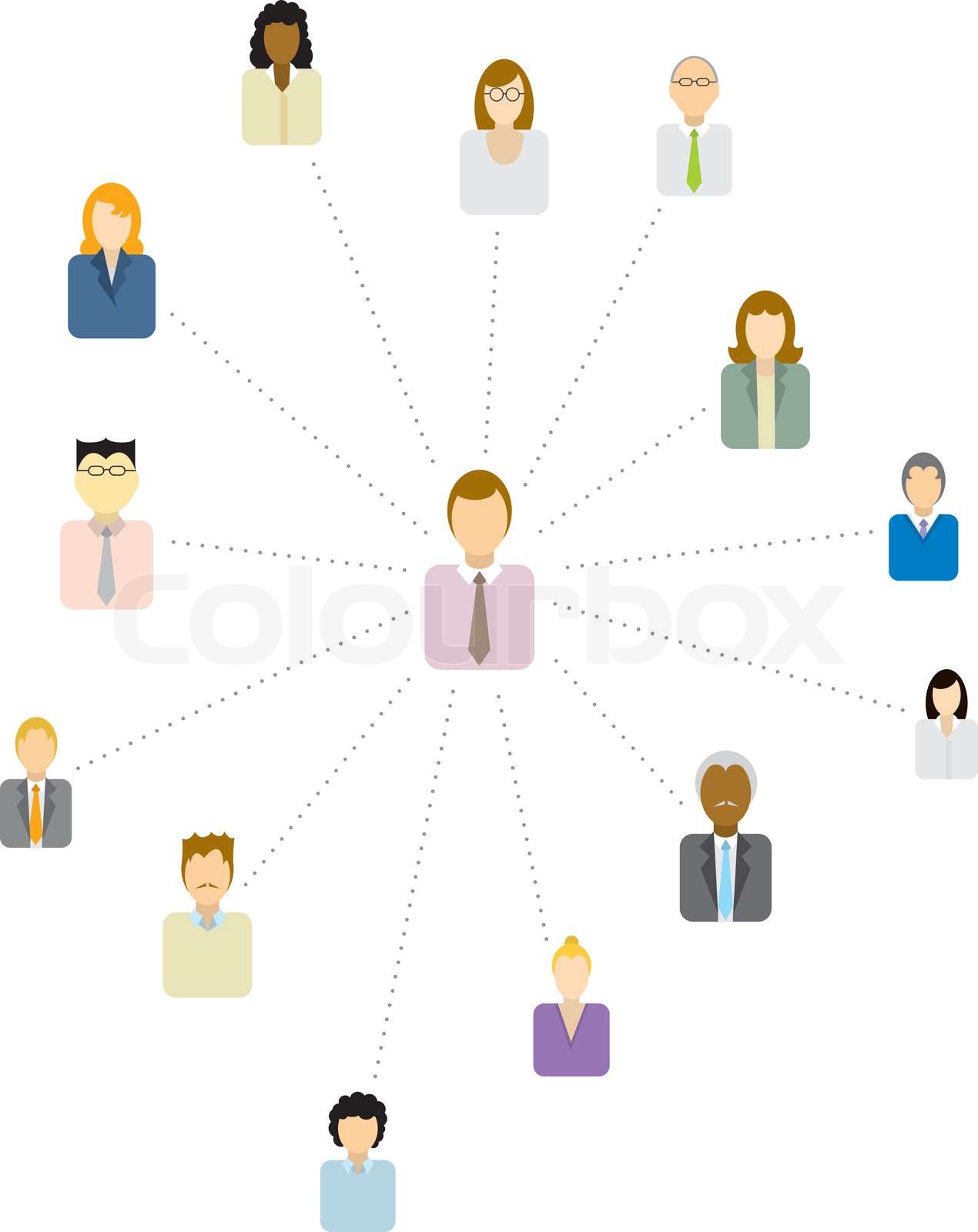 Forum Moderator / Sozial-und Business-Netzwerk oder Personen-Symbol ...