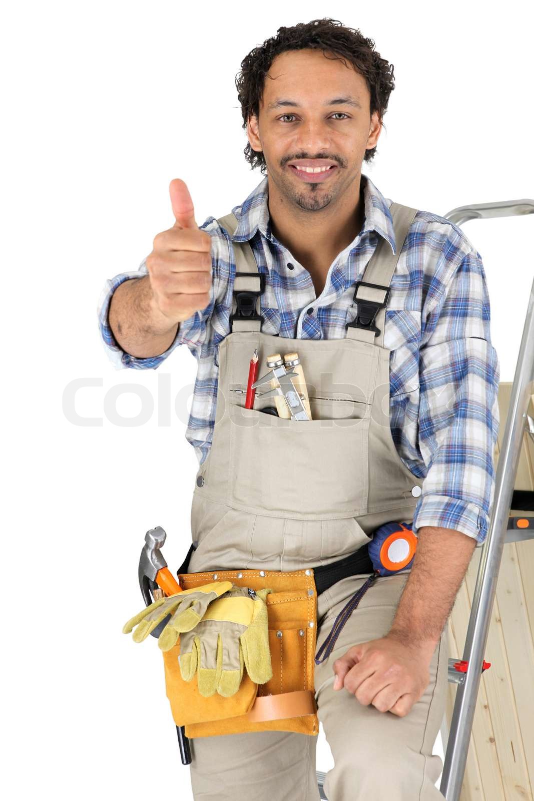 motivierte Handwerker | Stock Bild | Colourbox