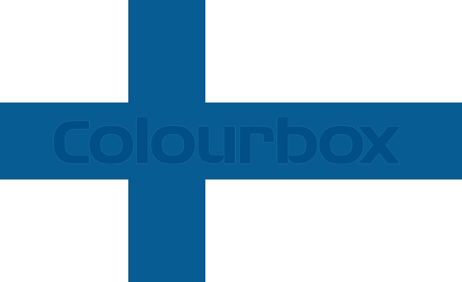 finsk, flag, ikon | Stock vektor | Colourbox