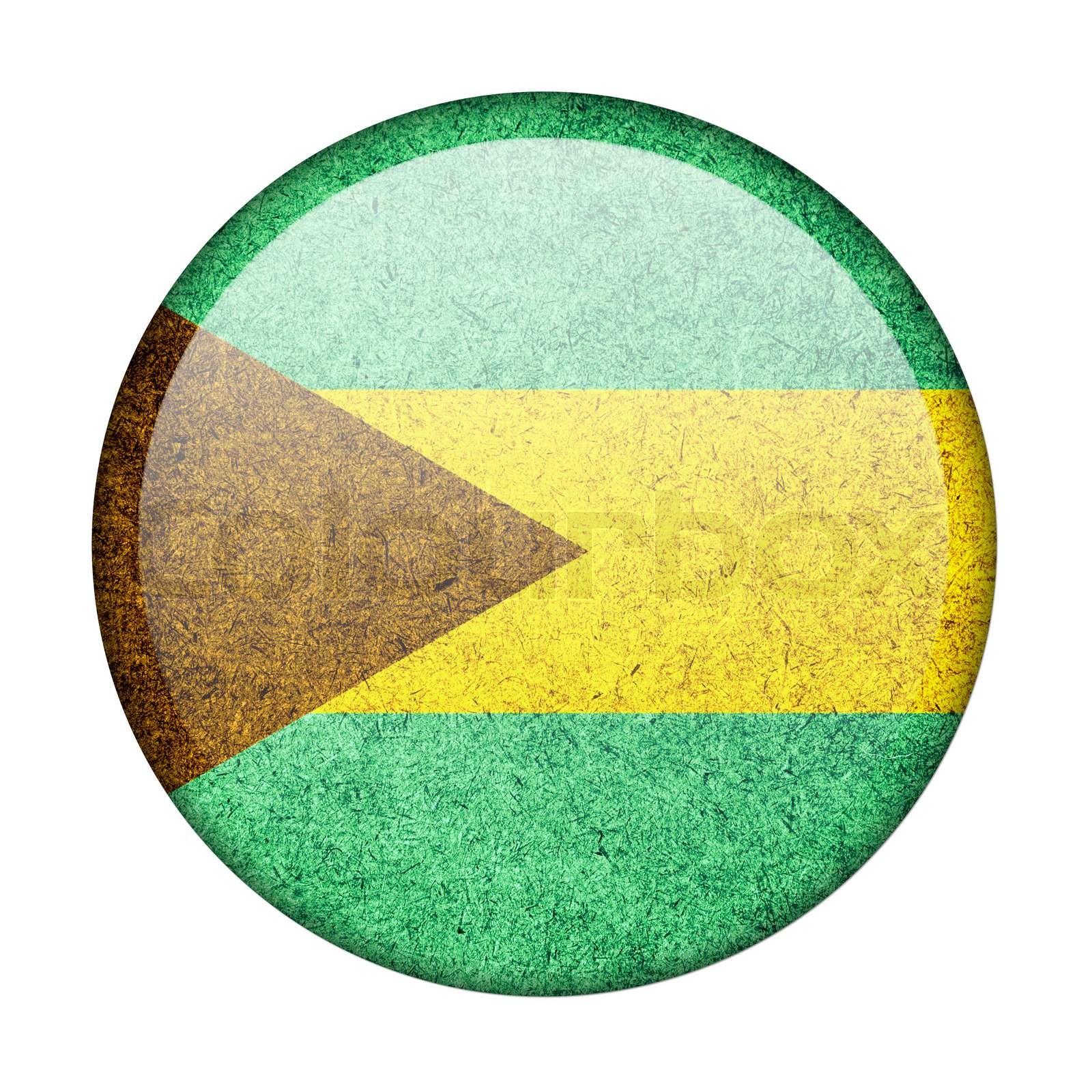 Bahamas button flag | Stock image | Colourbox