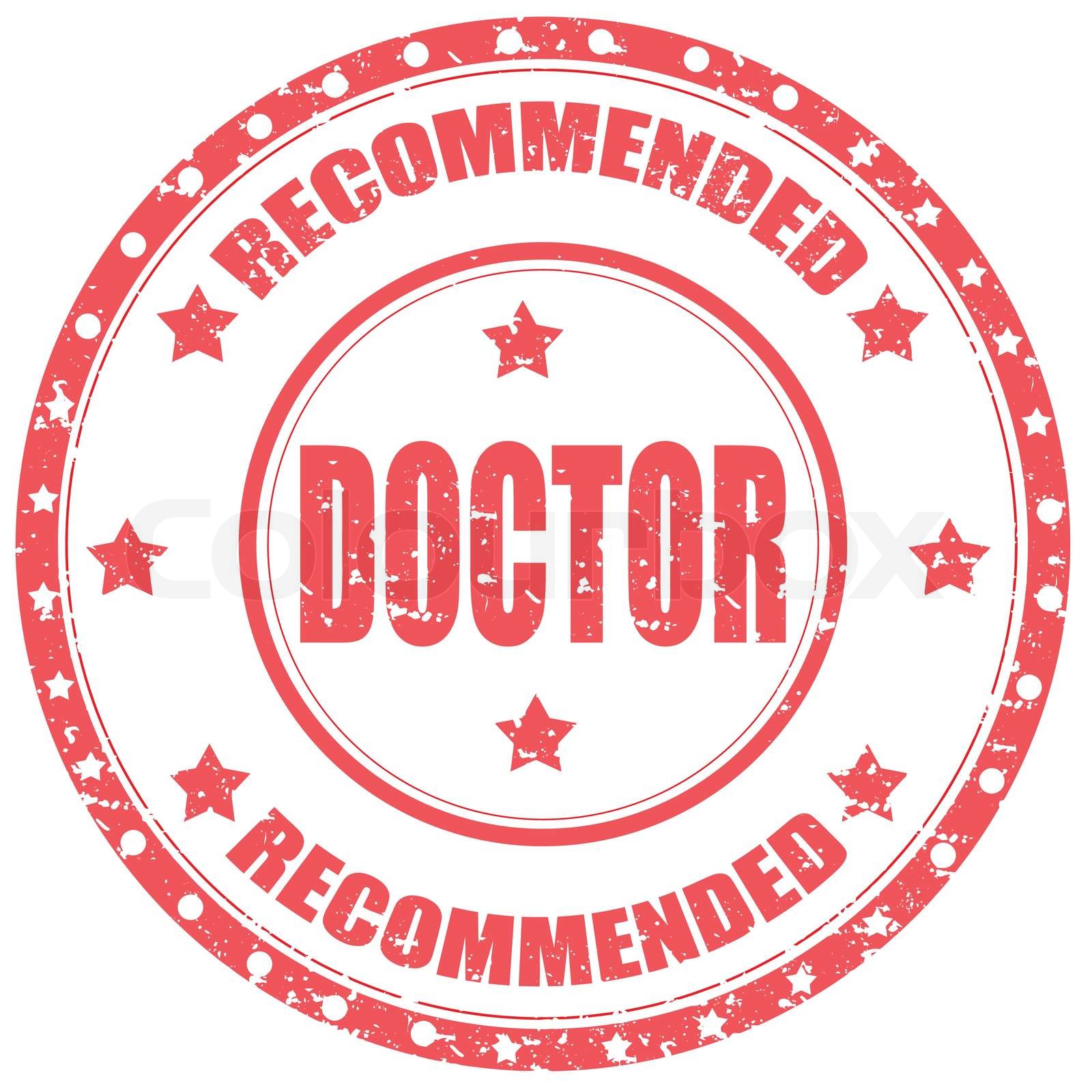 Doctor-stamp | Stock vector | Colourbox