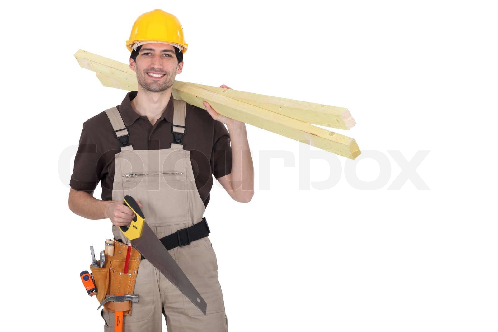 A carpenter | Stock image | Colourbox