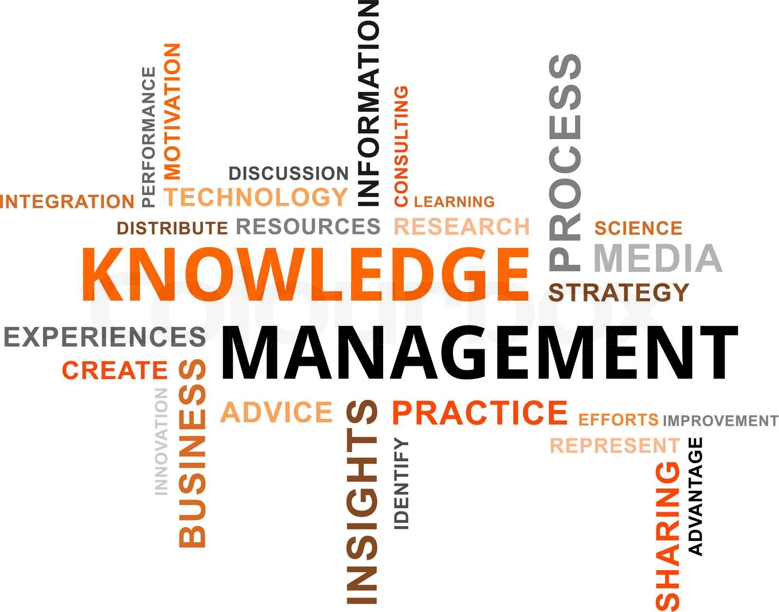 Word Cloud - Knowledge Management | Stock vector | Colourbox