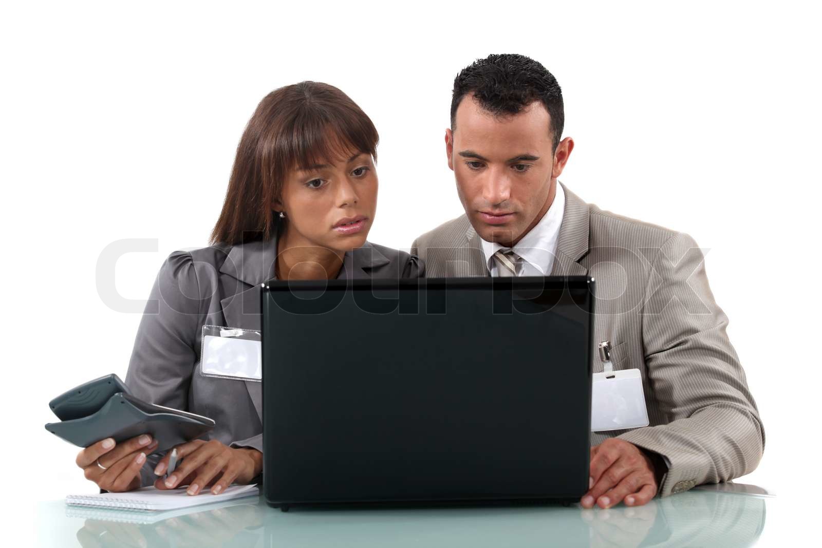 Kolleginnen und Kollegen der Suche im Internet | Stock Bild | Colourbox