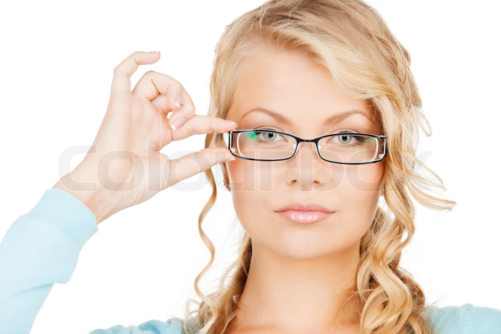 Frau mit Brille | Stock Bild | Colourbox