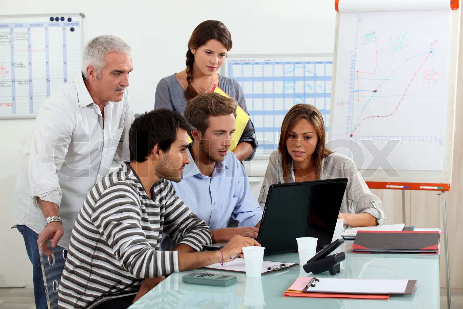 Bild von einem Business-Meeting | Stock Bild | Colourbox
