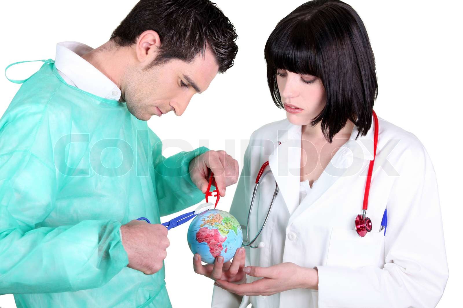 Medical healing globe | Stock image | Colourbox