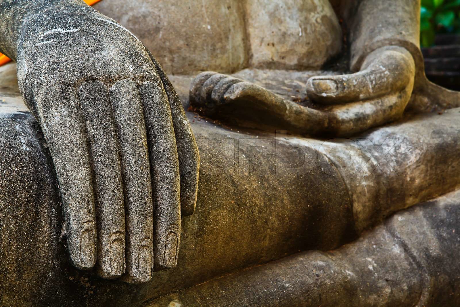 buddha buddhismus Hand | Stock Bild | Colourbox