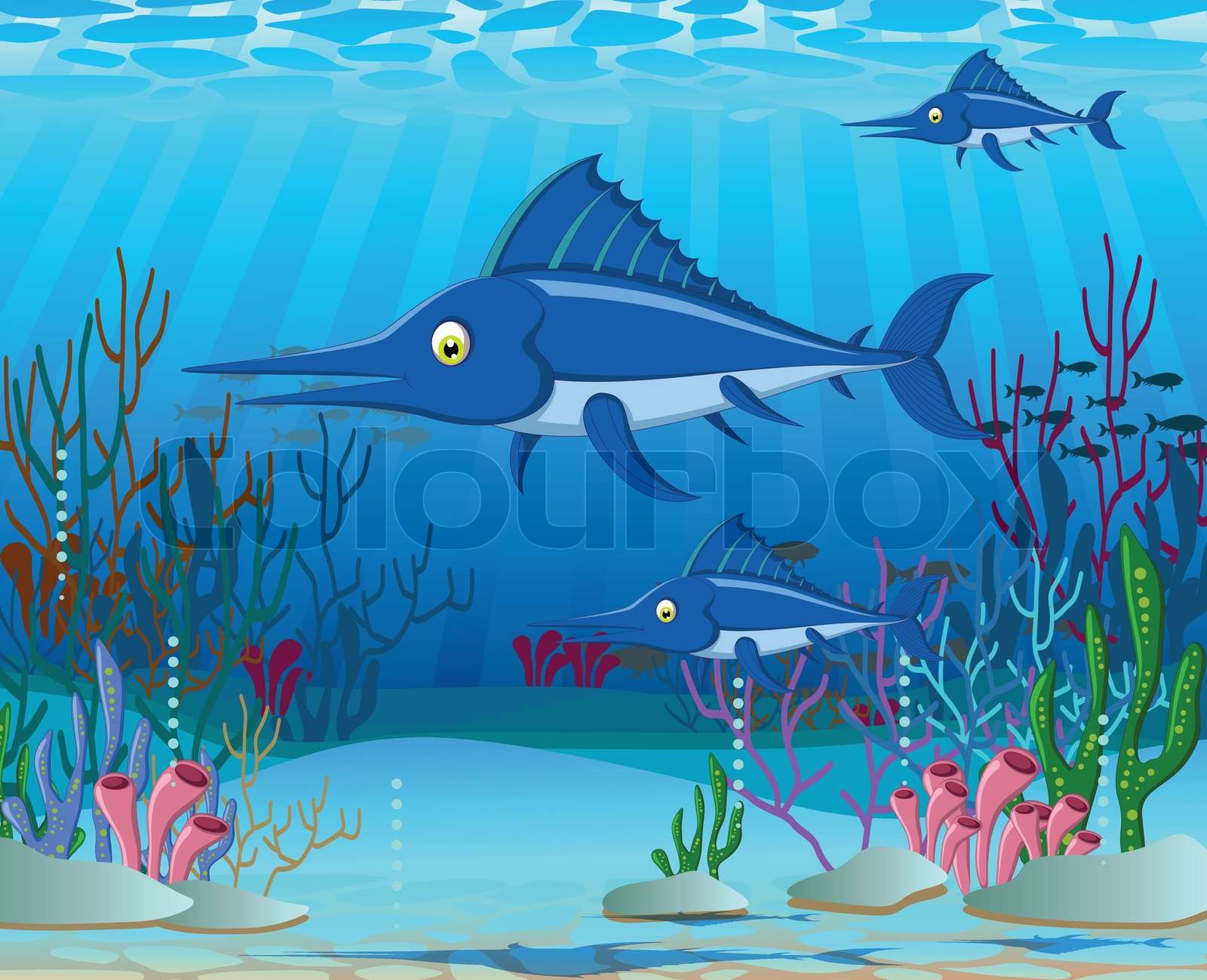 Cartoon Swordfish