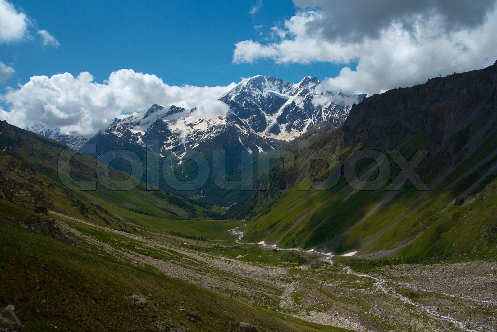 wide valley | Stock image | Colourbox