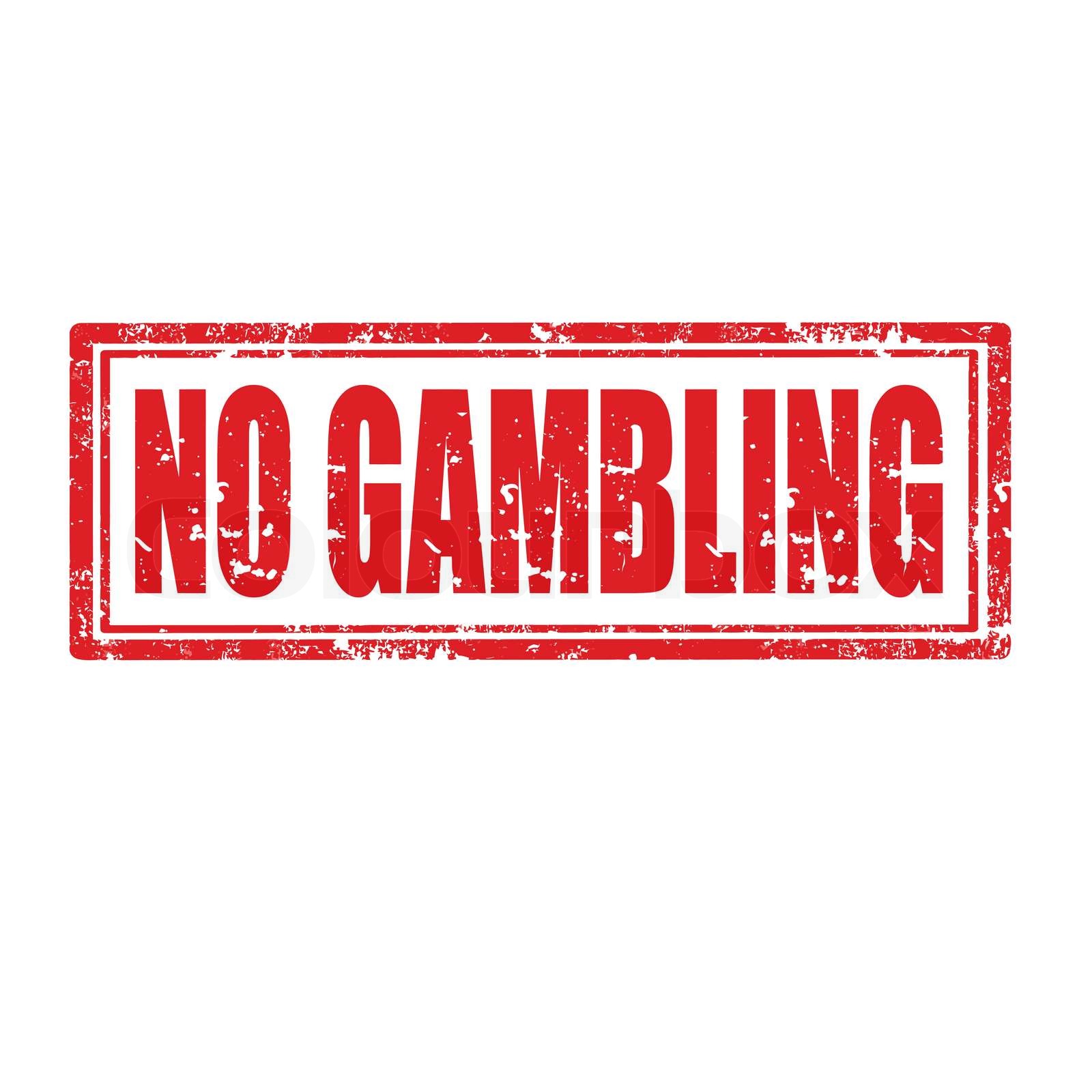 No Gambling-stamp | Stock vector | Colourbox