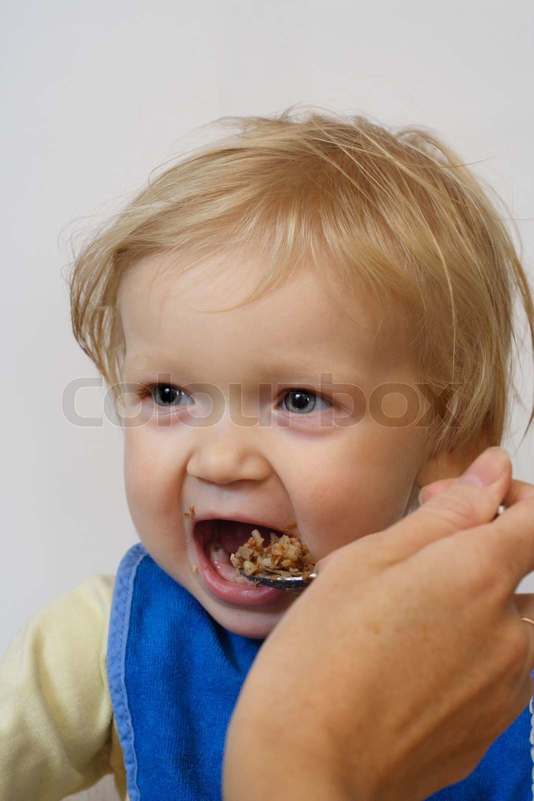baby eating | Stock image | Colourbox