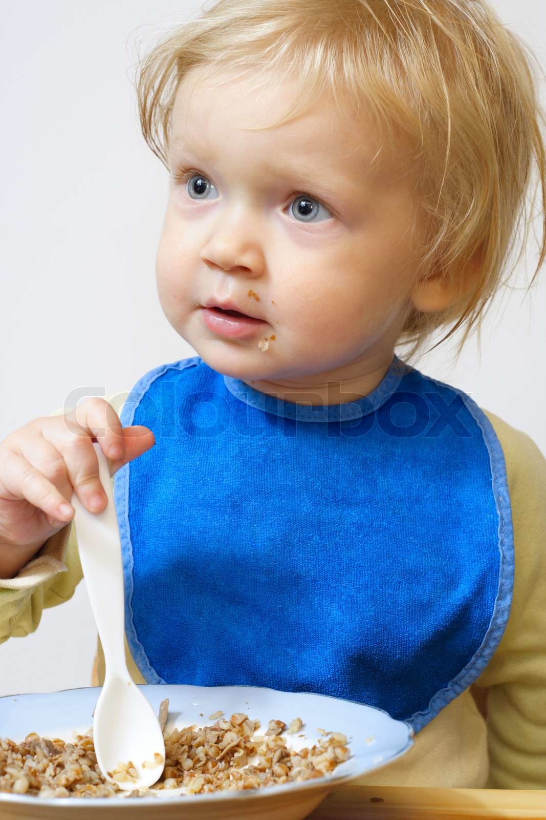 baby eating | Stock image | Colourbox