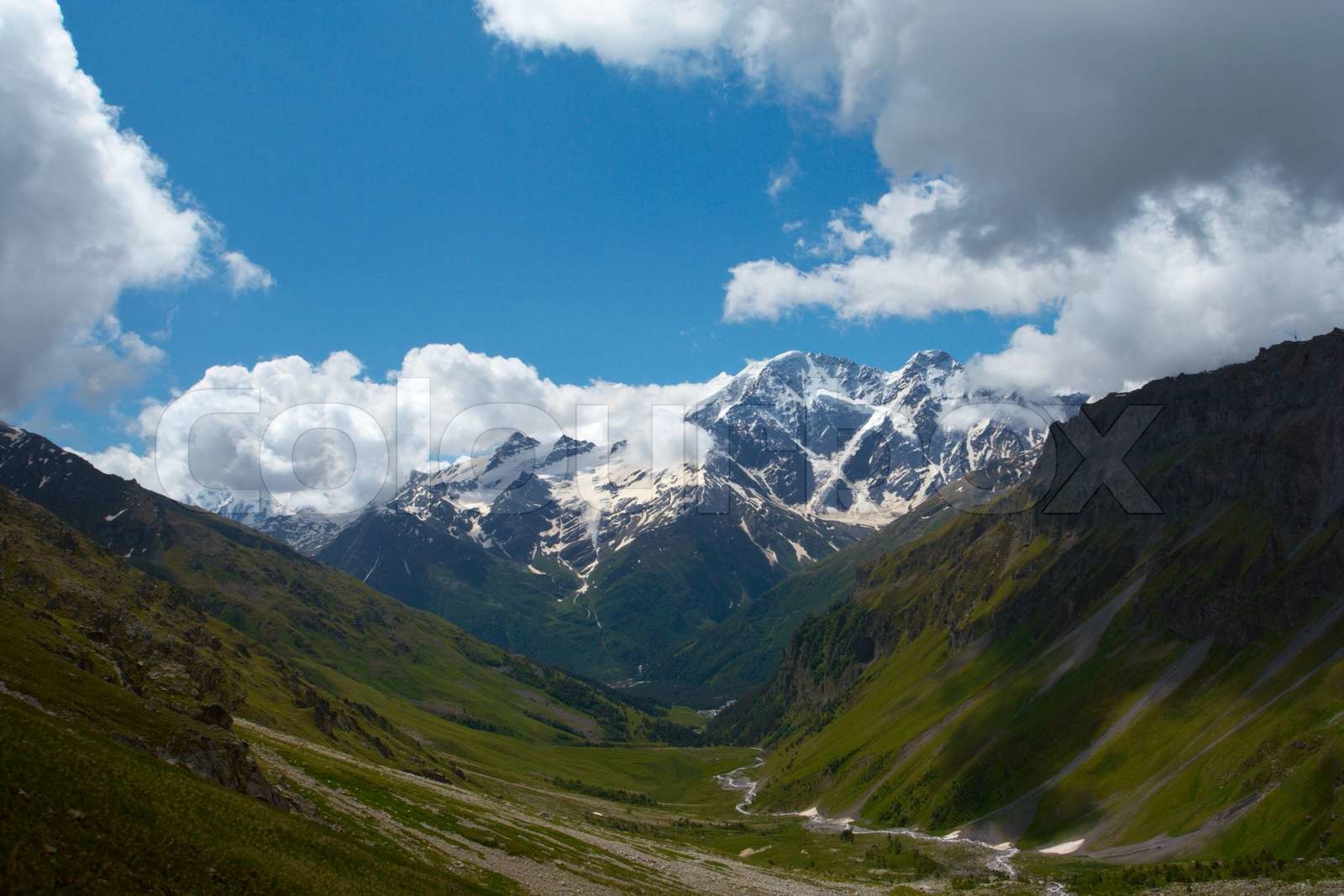 wide valley | Stock image | Colourbox