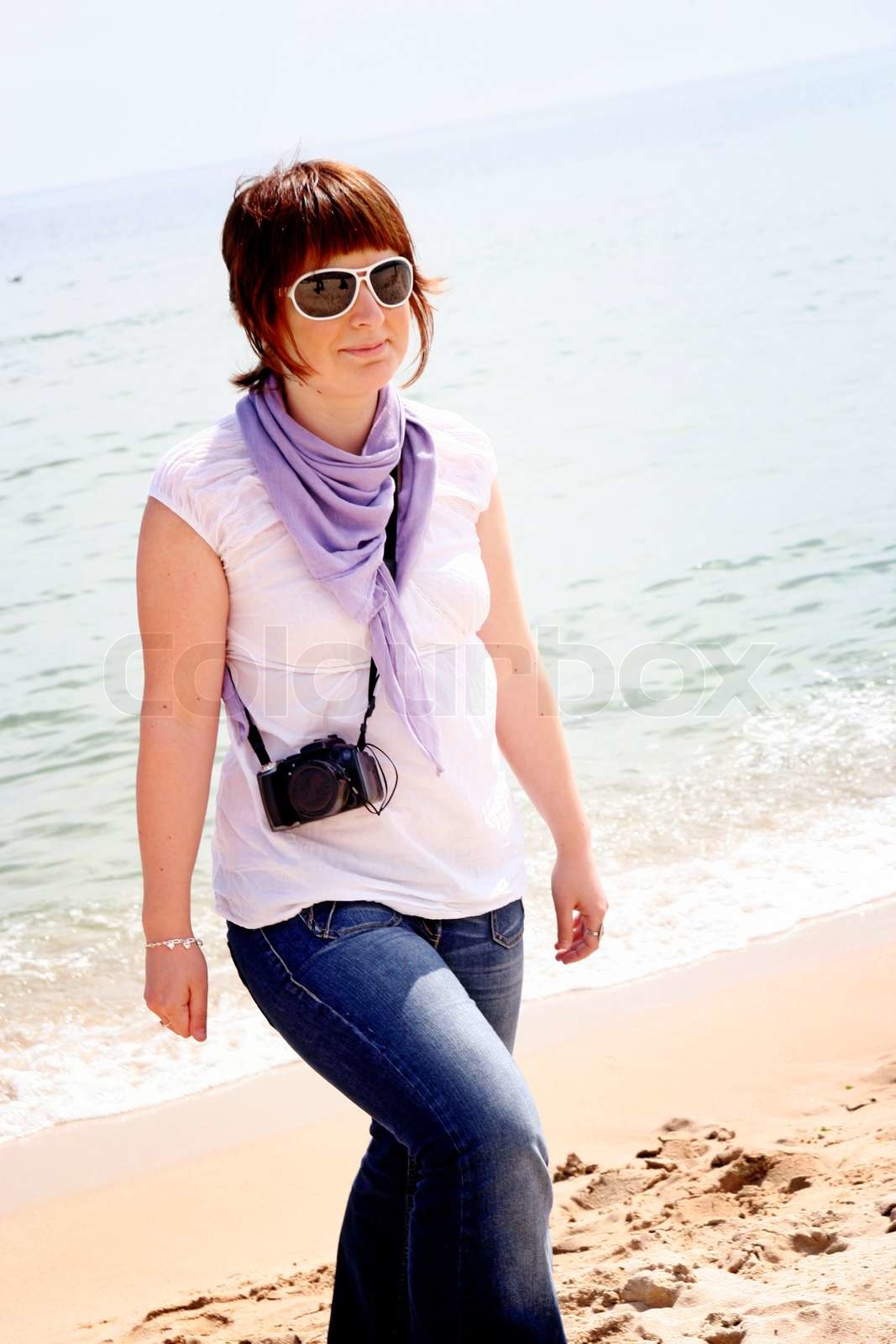 På stranden | Stock foto | Colourbox