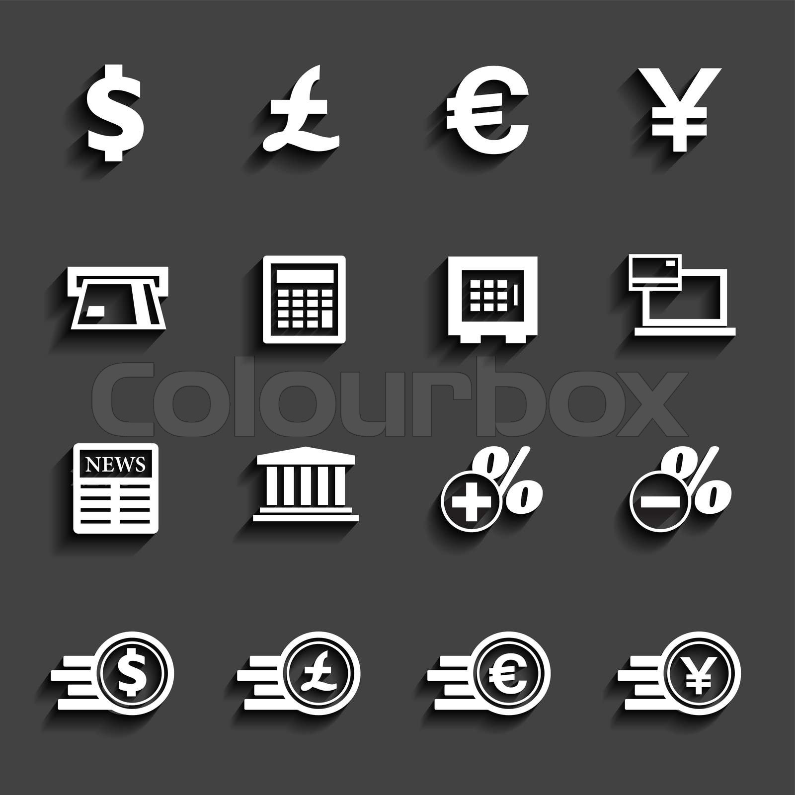 Finanz-und Geld-Symbol | Stock-Vektor | Colourbox