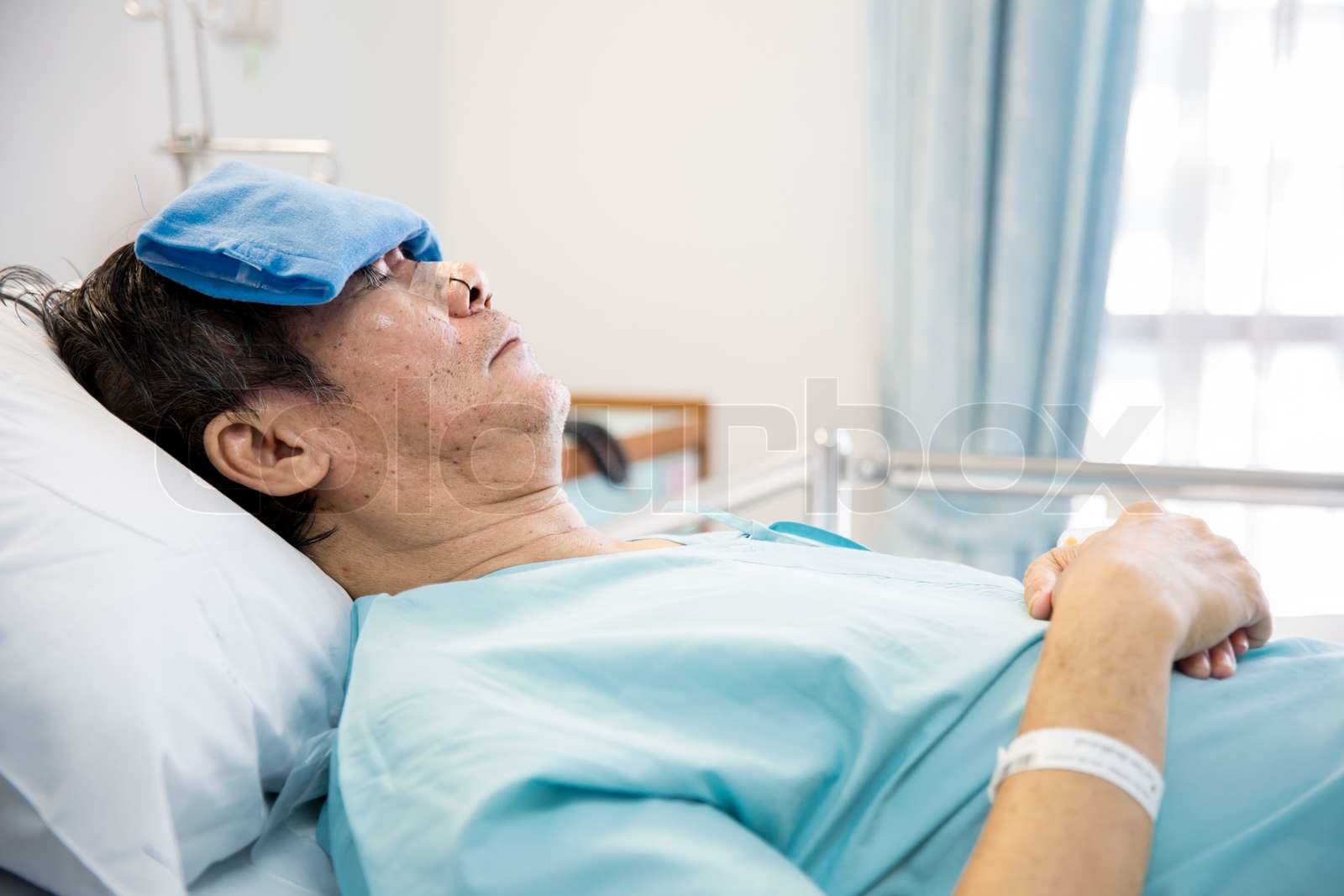mature senior man Patient | Stock image | Colourbox