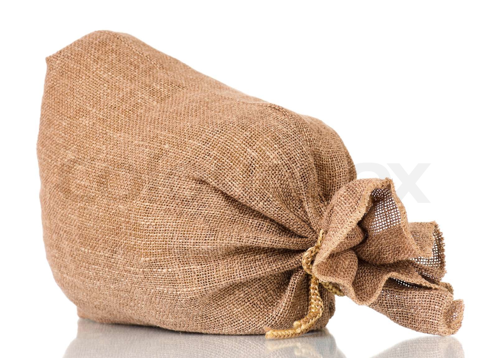 Burlap sack | Stock image | Colourbox