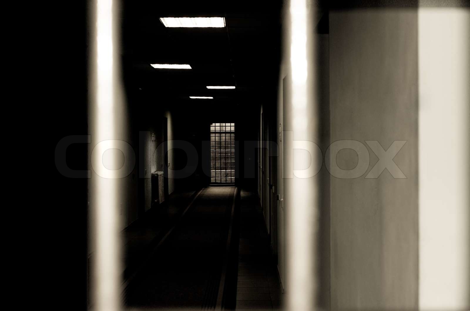 Corridor prison | Stock image | Colourbox