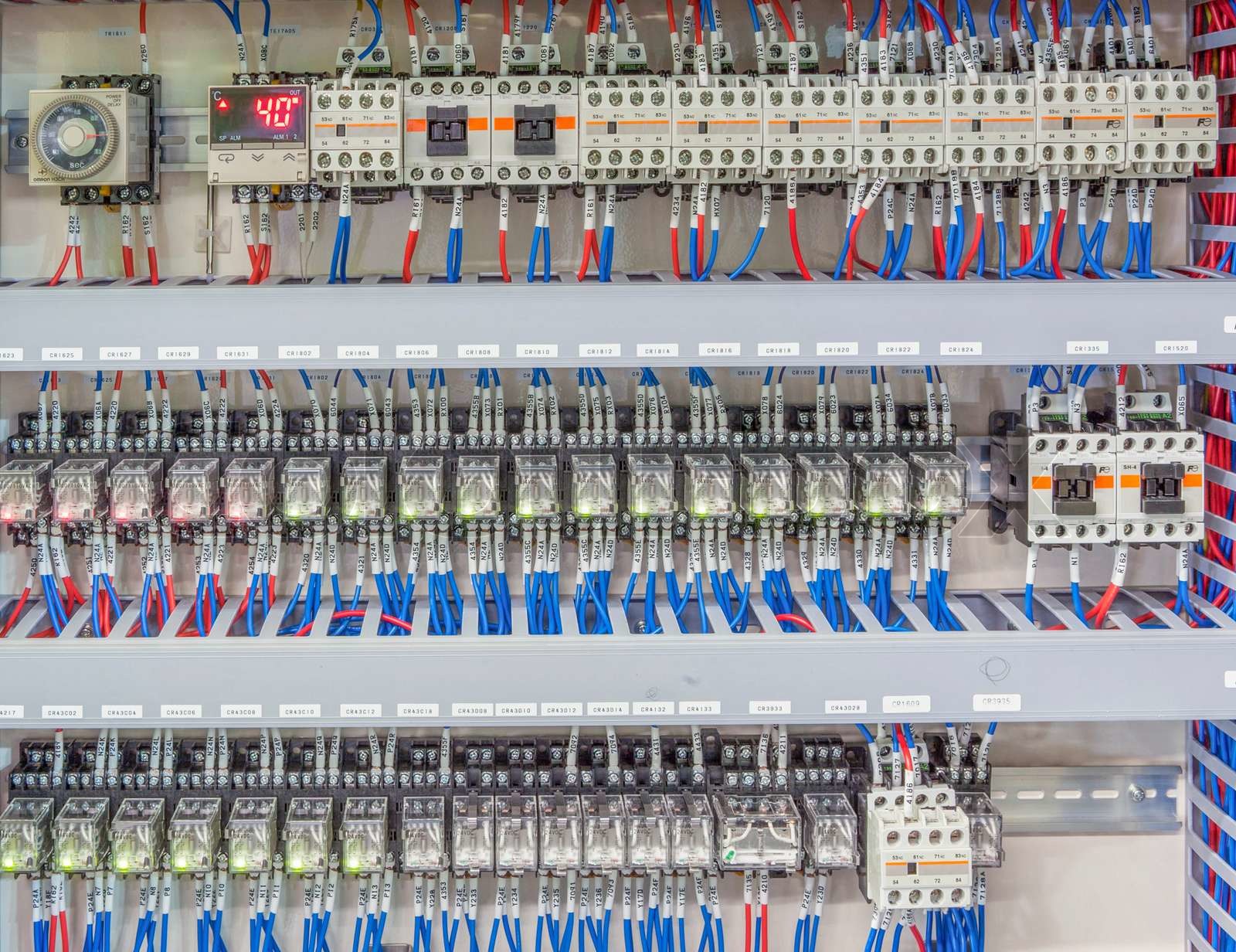 Automation Panel Board Stock Image Colourbox