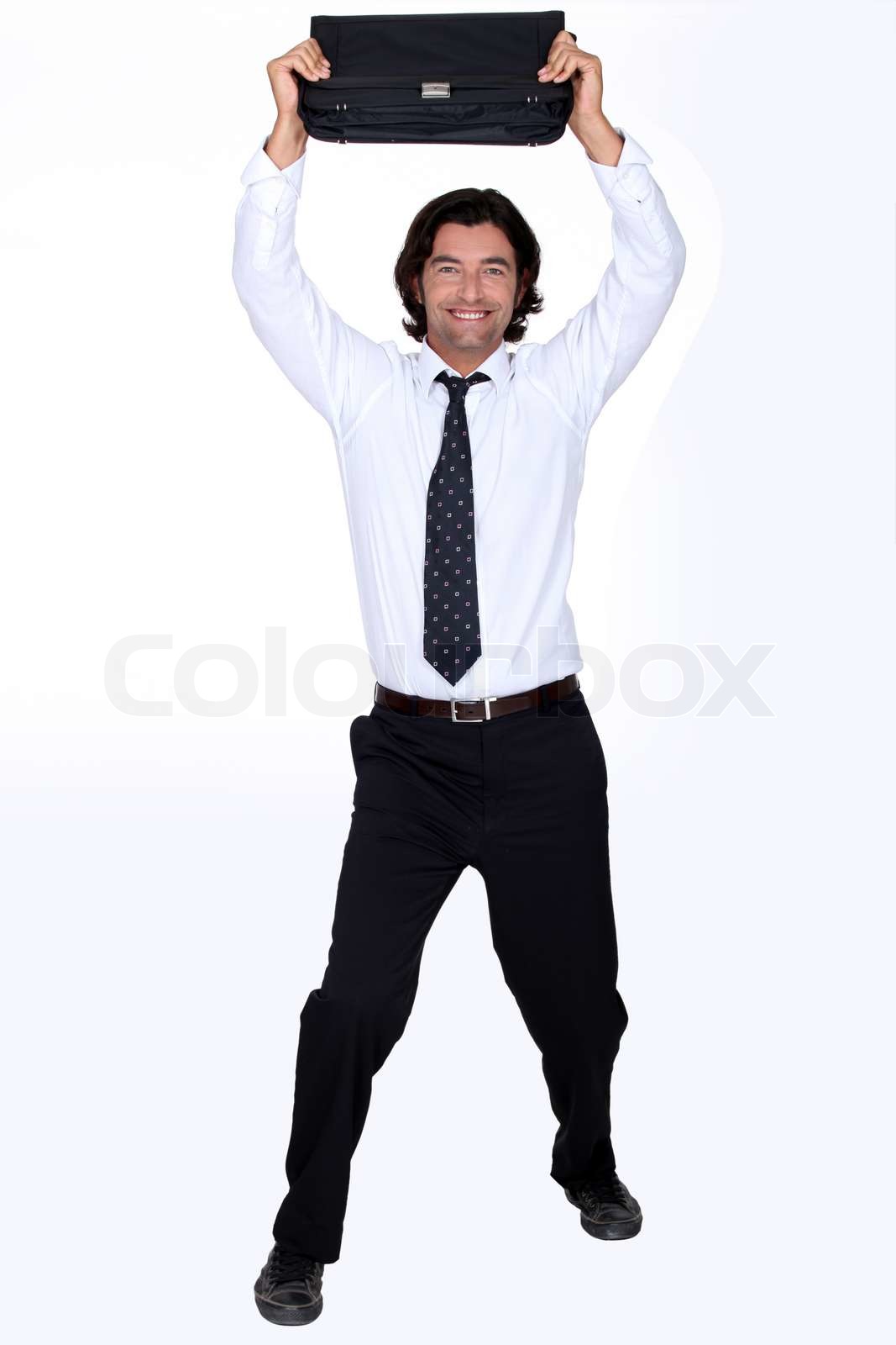 glad mand | Stock foto | Colourbox