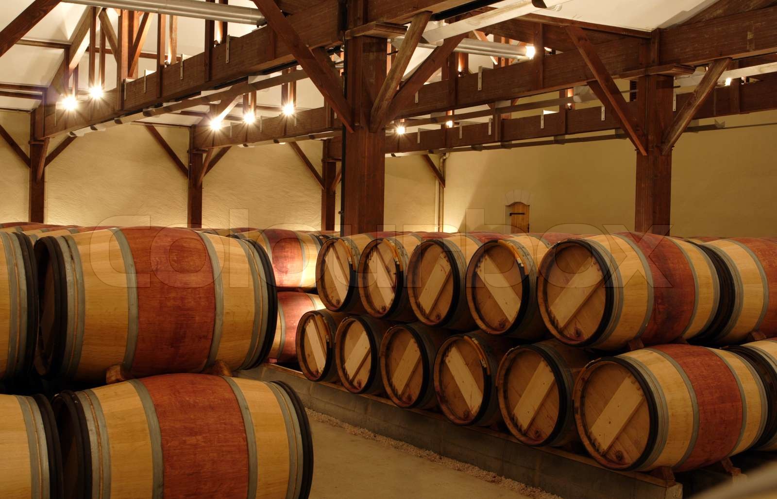 Gruppe von Fässern | Stock Bild | Colourbox