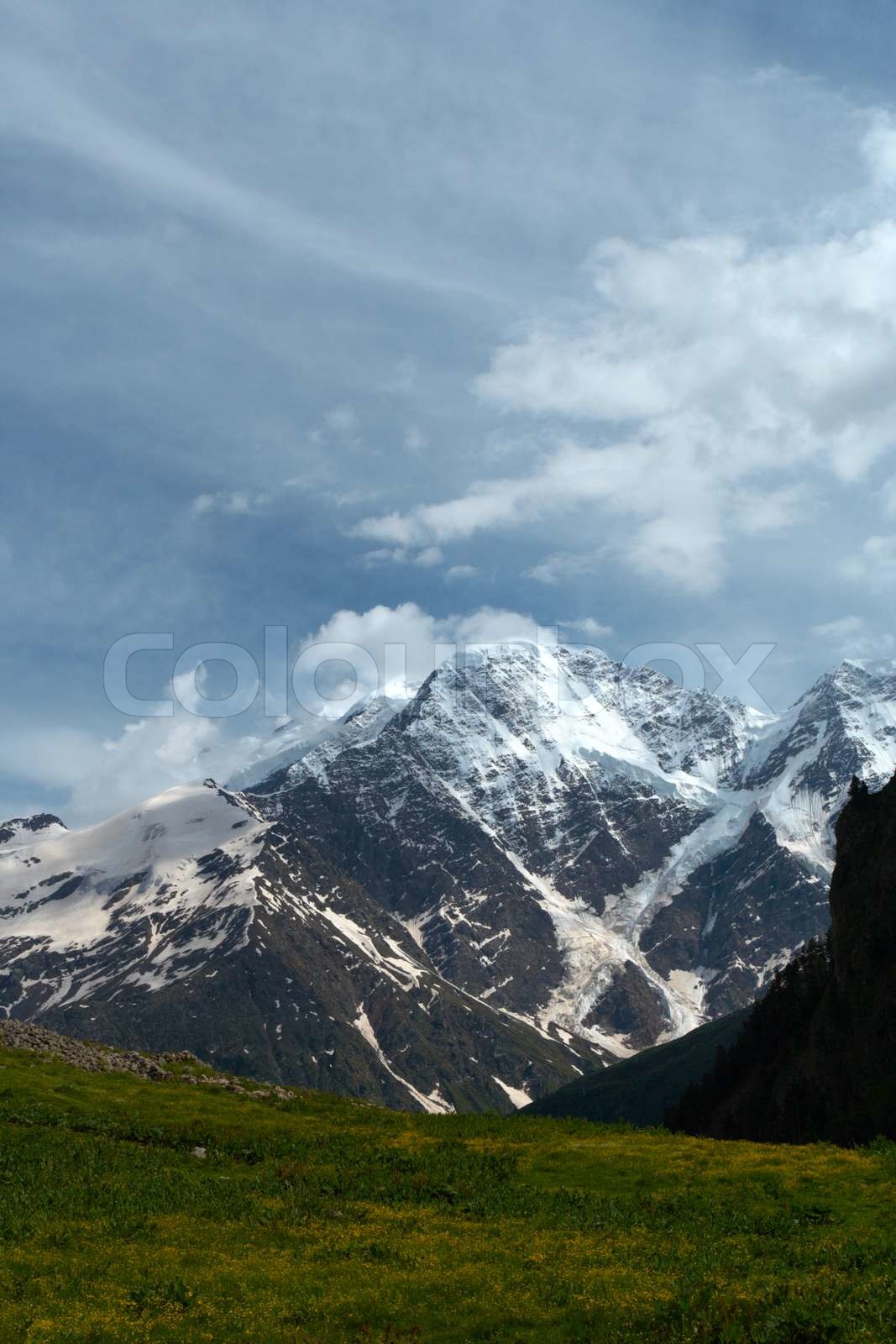 wide valley | Stock image | Colourbox