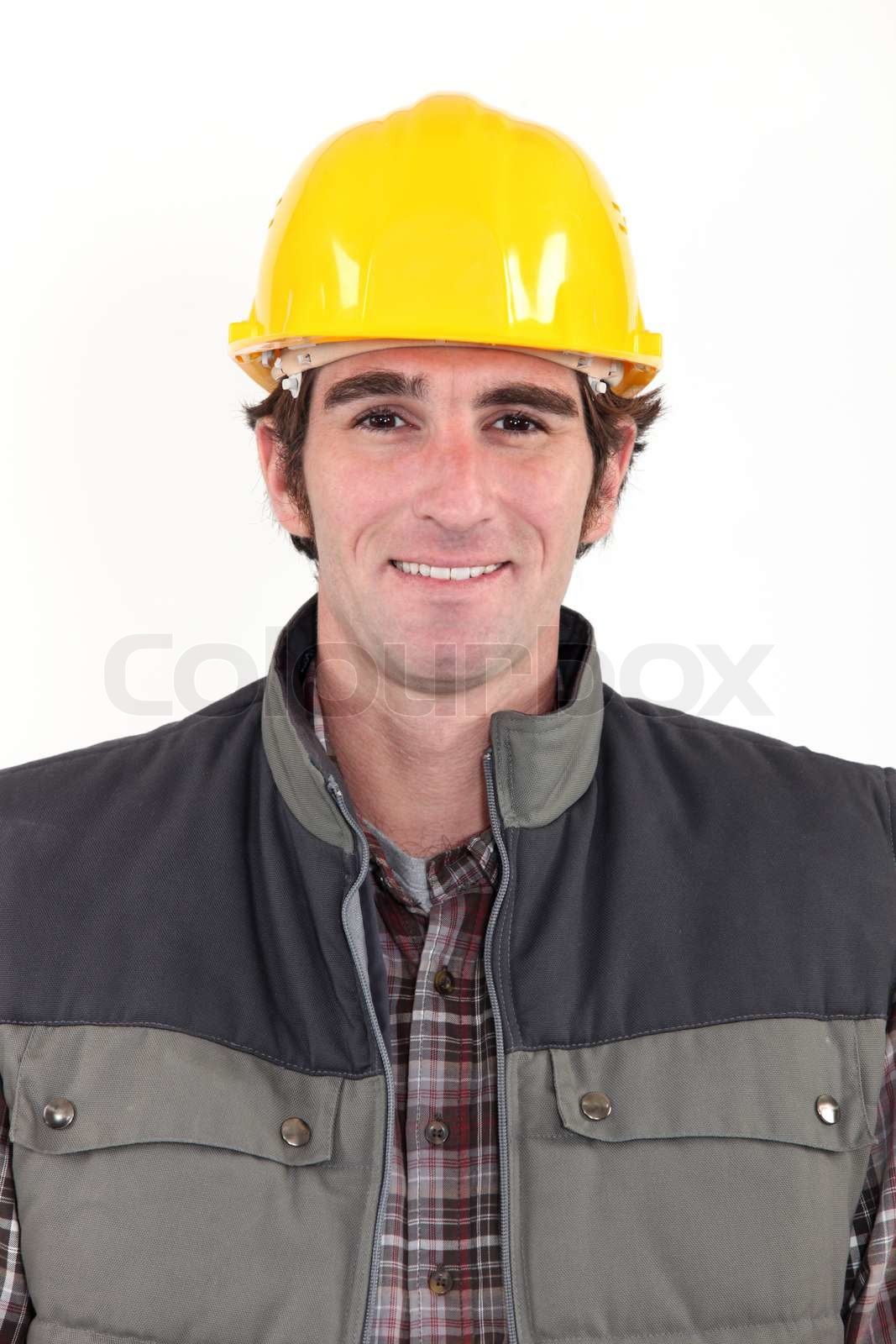 Male construction worker | Stock image | Colourbox