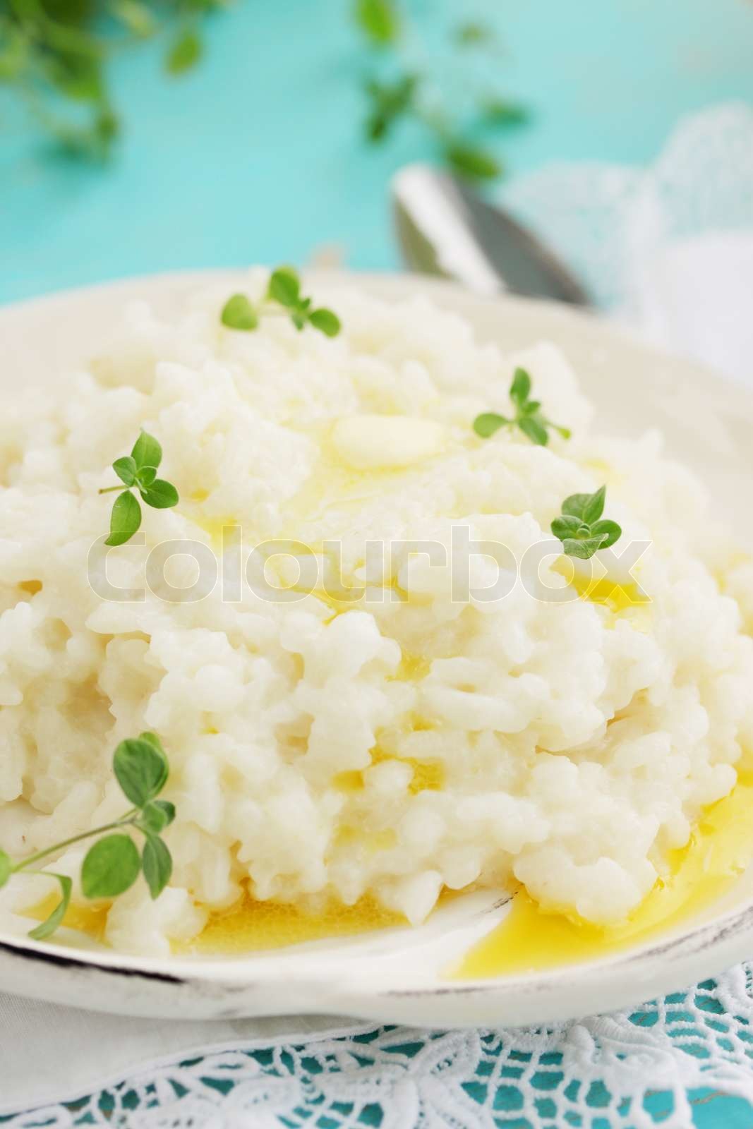 Rice with oregano | Stock image | Colourbox
